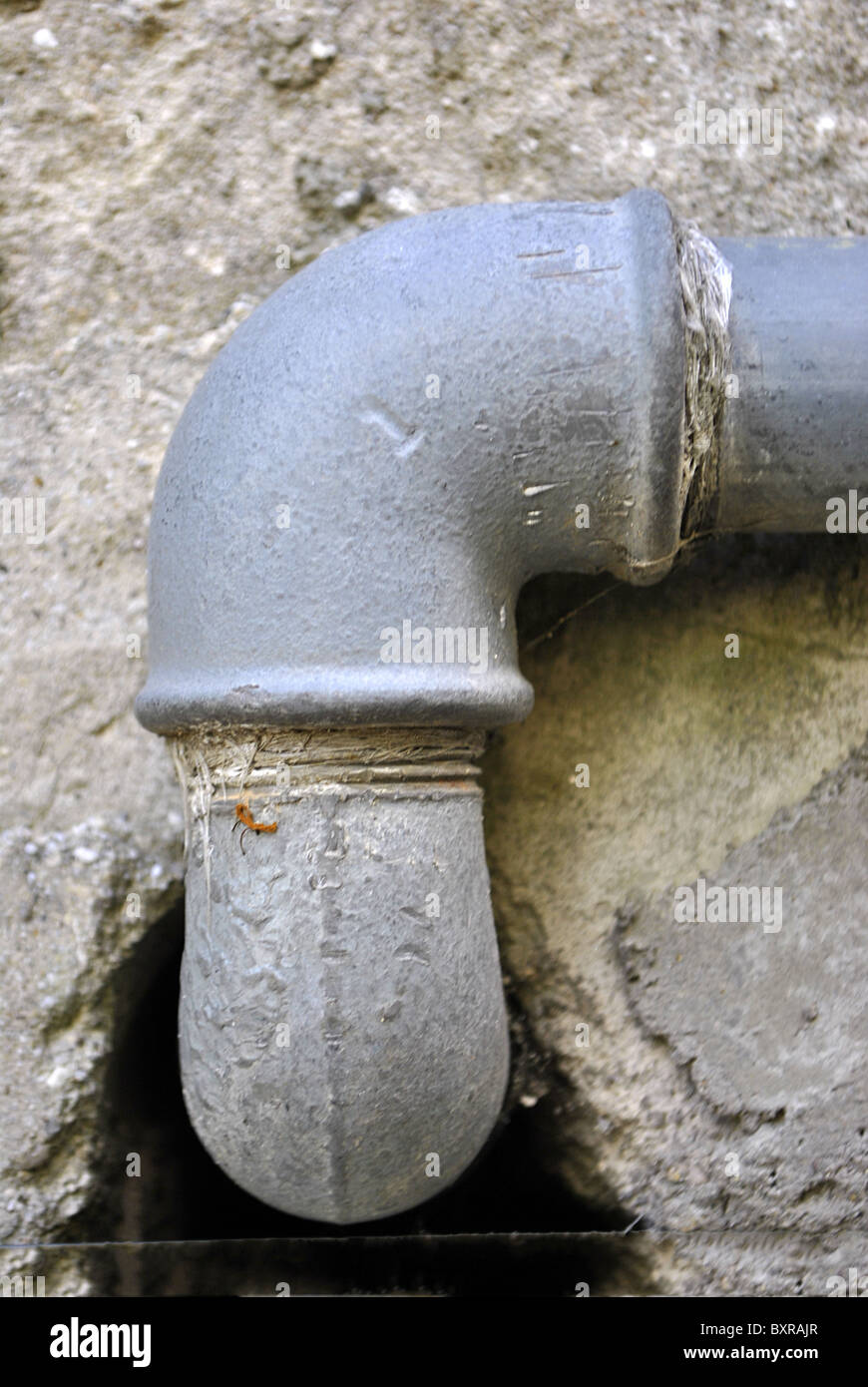 methane gas pipe from the wall outlet Stock Photo - Alamy