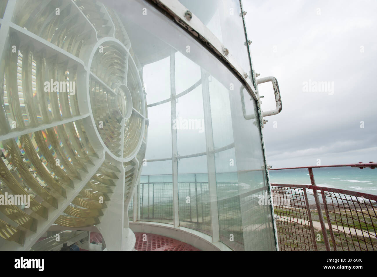 The Fresnel Lens of Cape Agulhas Lighthouse, Overberg, South Africa ...