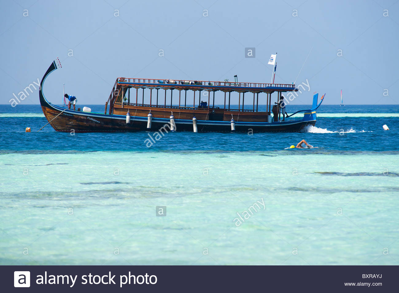 Dhoni Boat Maldives Stock Photos & Dhoni Boat Maldives Stock Images - Alamy