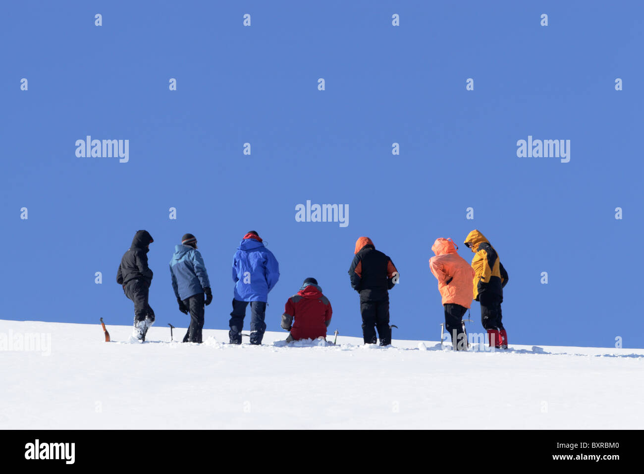 Group mountaineers hi-res stock photography and images - Alamy