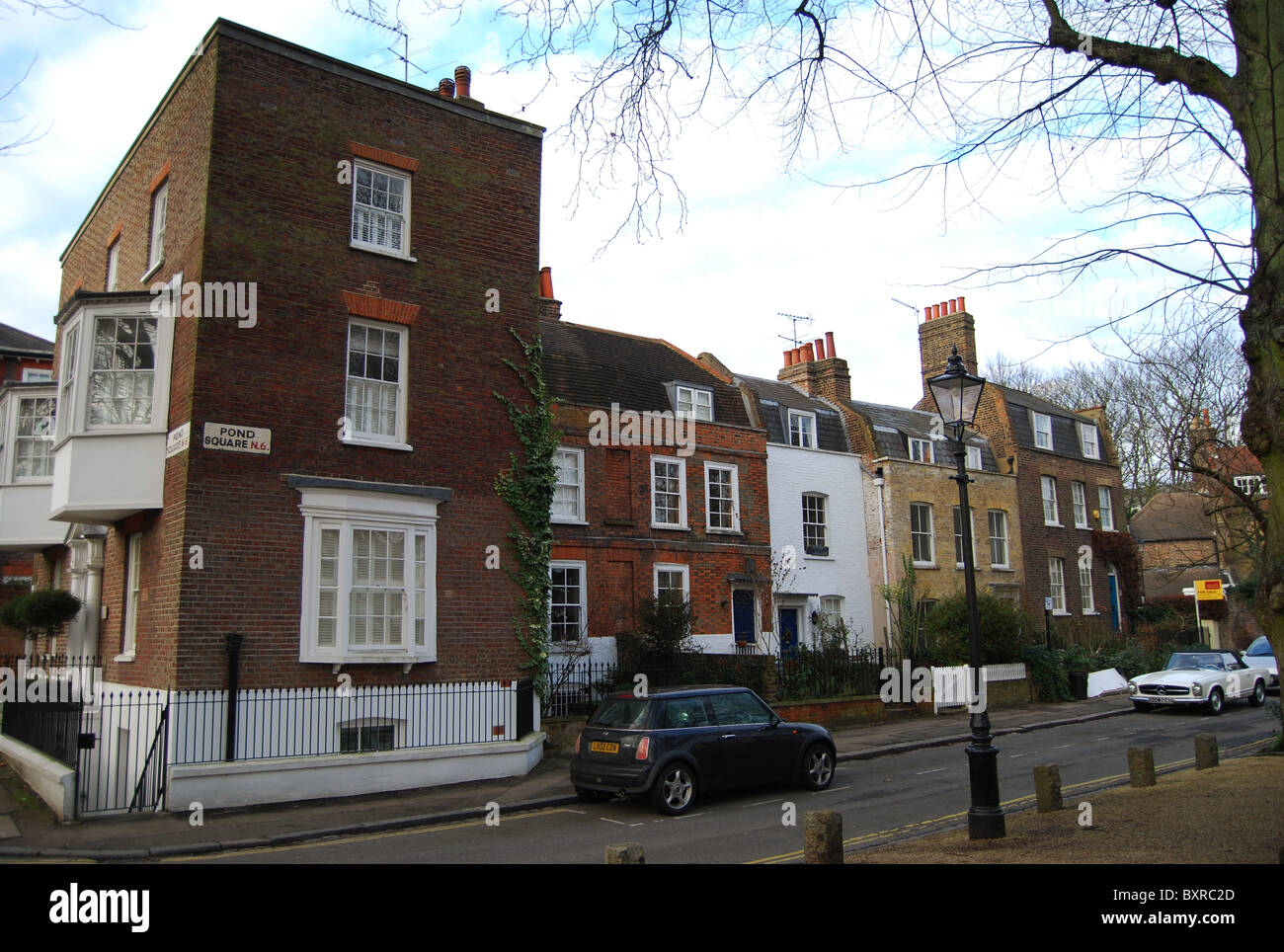 general view of Pond Square in the Highgate Village area of North ...