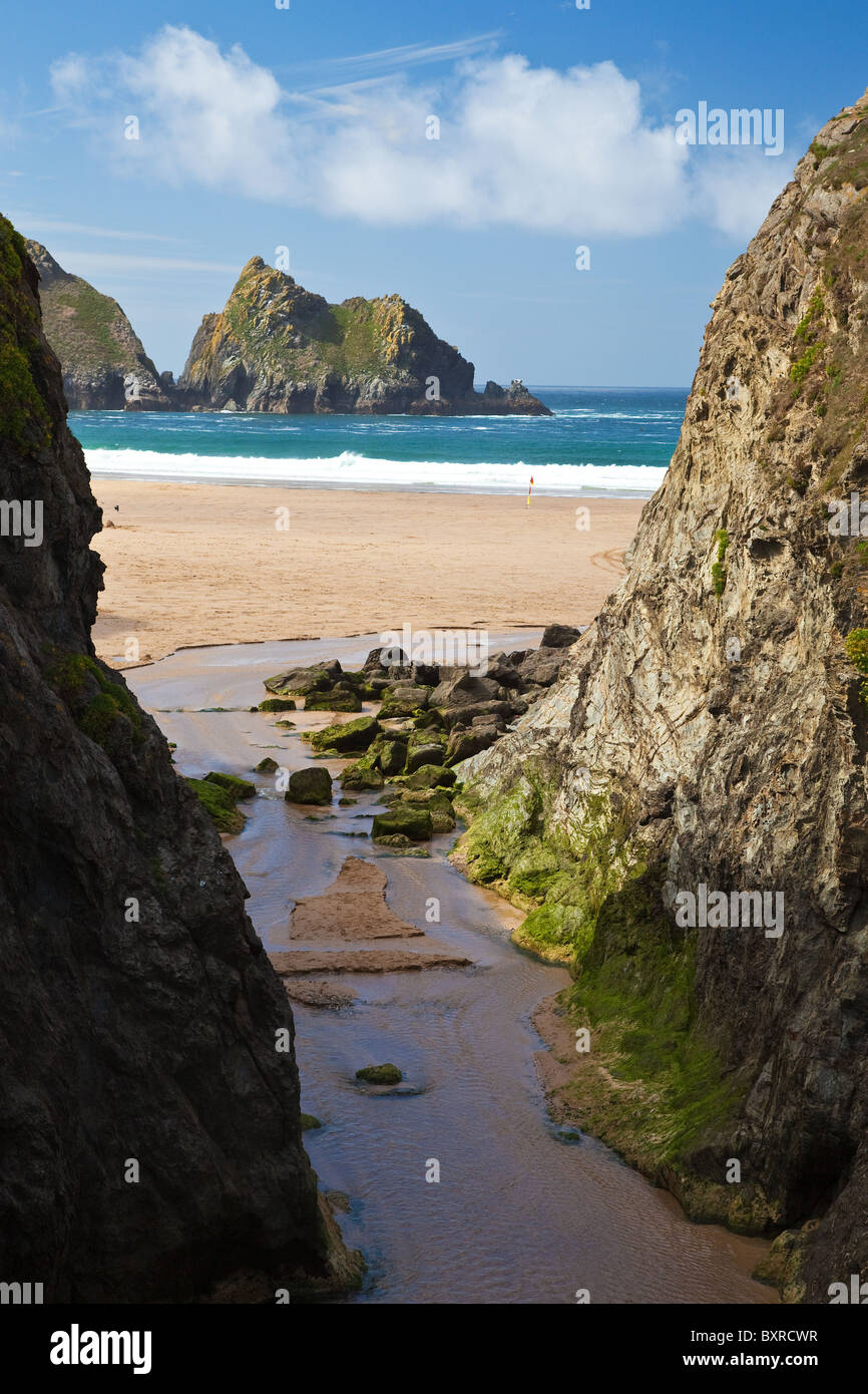 Holywell bay hi-res stock photography and images - Alamy