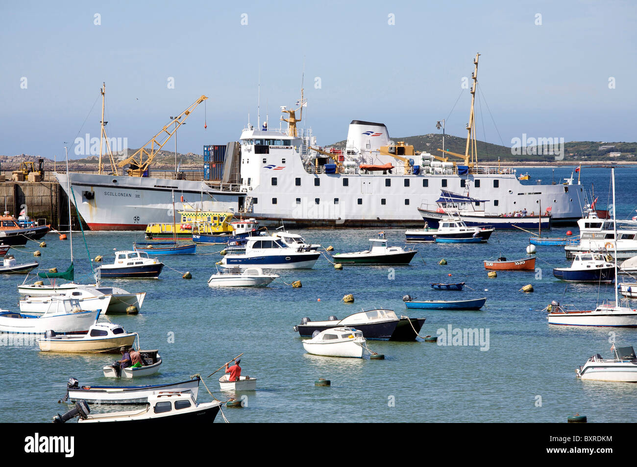 Isles of scilly ferry boat hi-res stock photography and images - Alamy