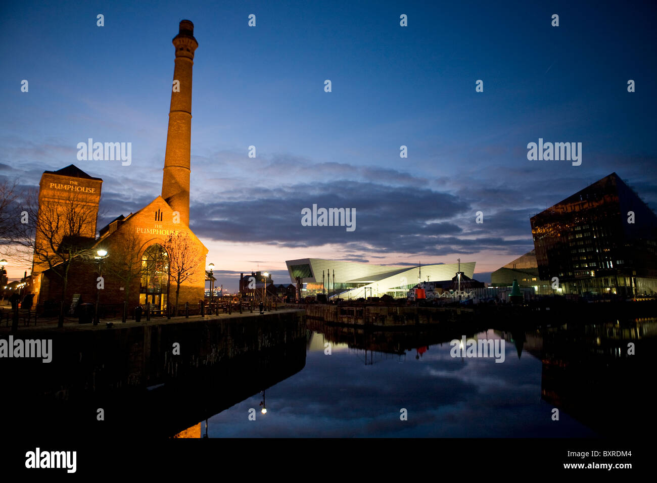 The Skyline and Waterfront of Liverpool City Centre and Docks ...