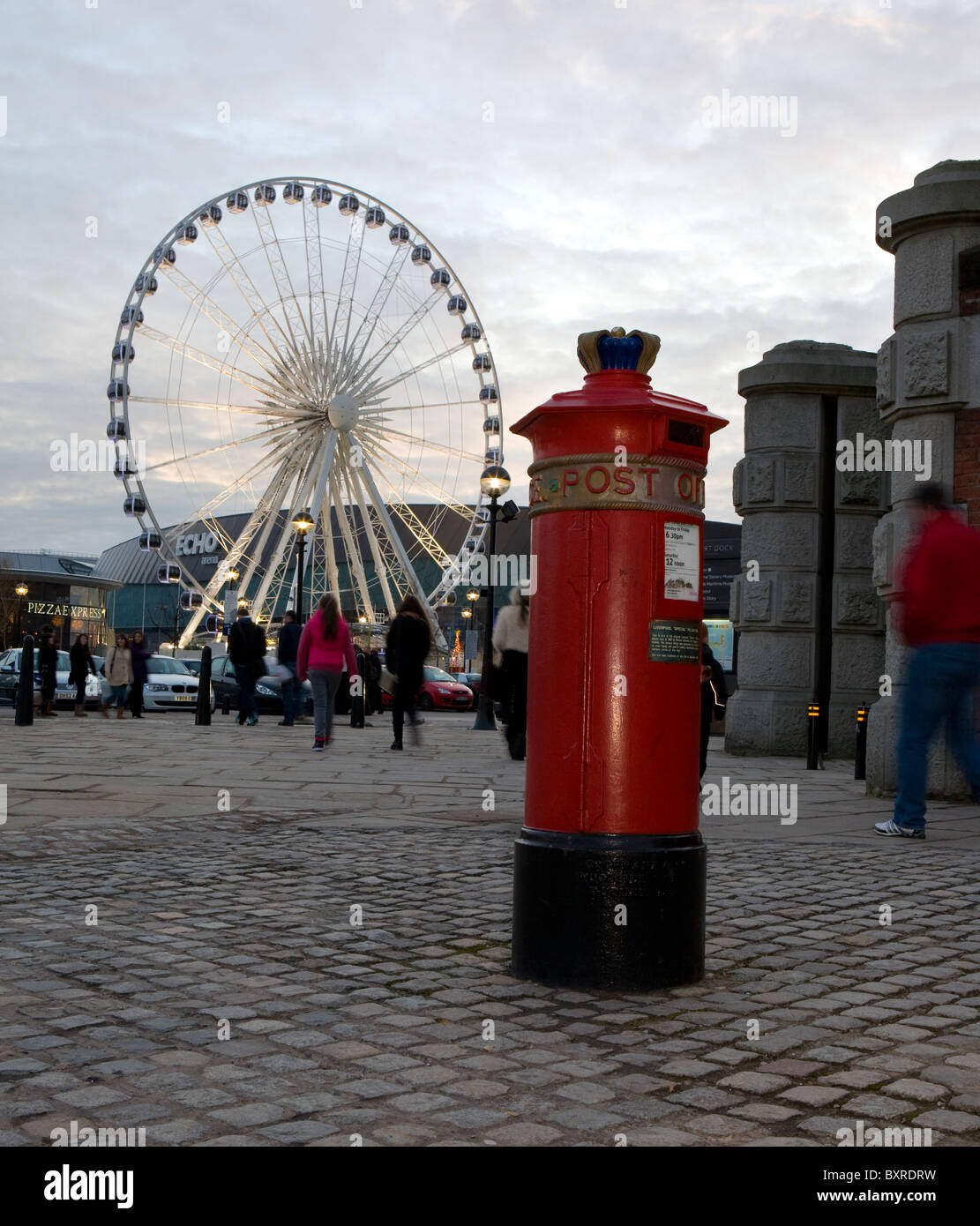GPO "Special" Post Box at the Echo Arena Liverpool waterfront, Albert ...