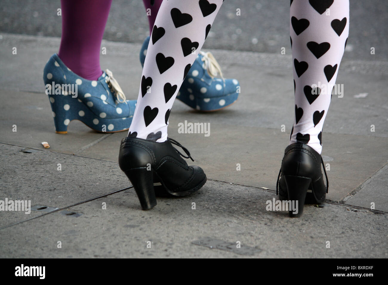 Patterned tights 1960s hi-res stock photography and images - Alamy