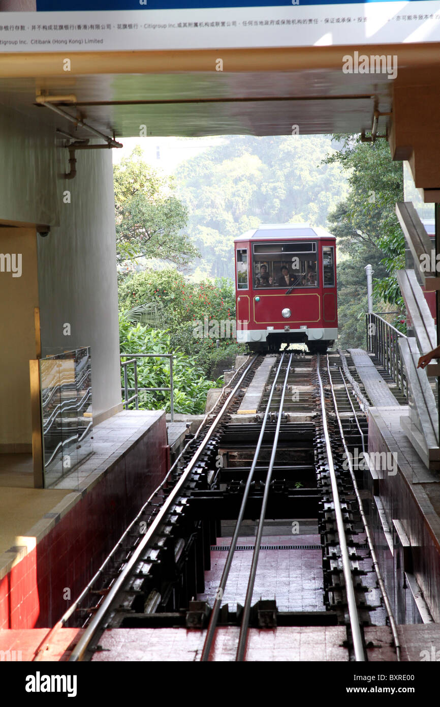 Hong kong funicular railway hi-res stock photography and images - Alamy
