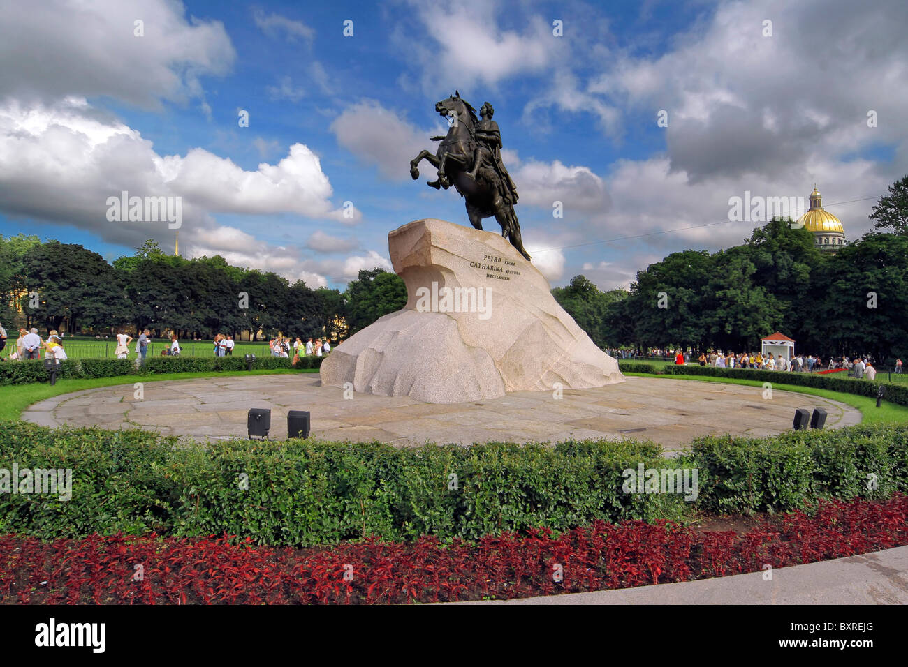 The Bronze Horseman Statue of Peter The Great in Saint-Petersburg ...