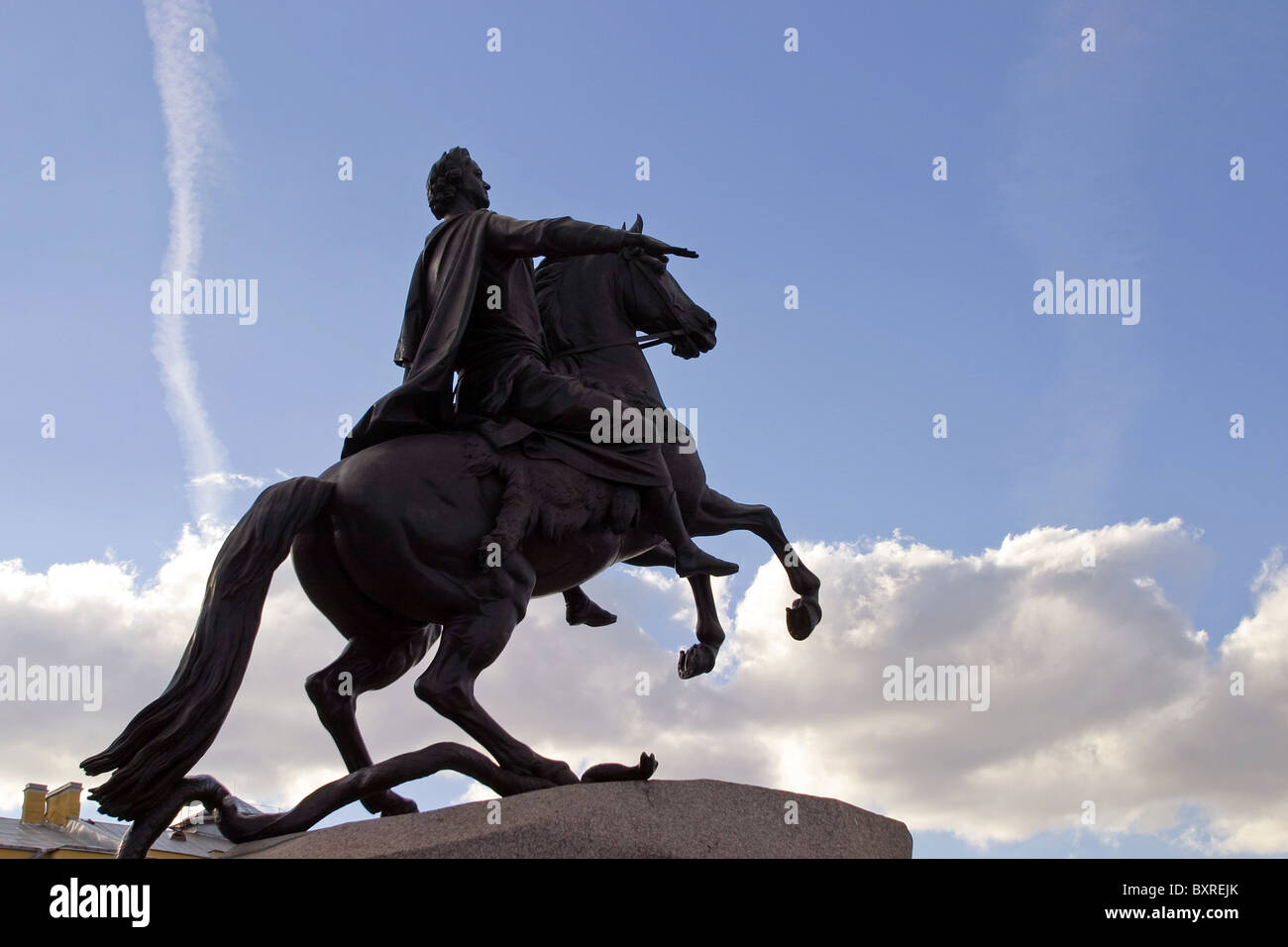 The Bronze Horseman Statue of Peter The Great in Saint-Petersburg ...