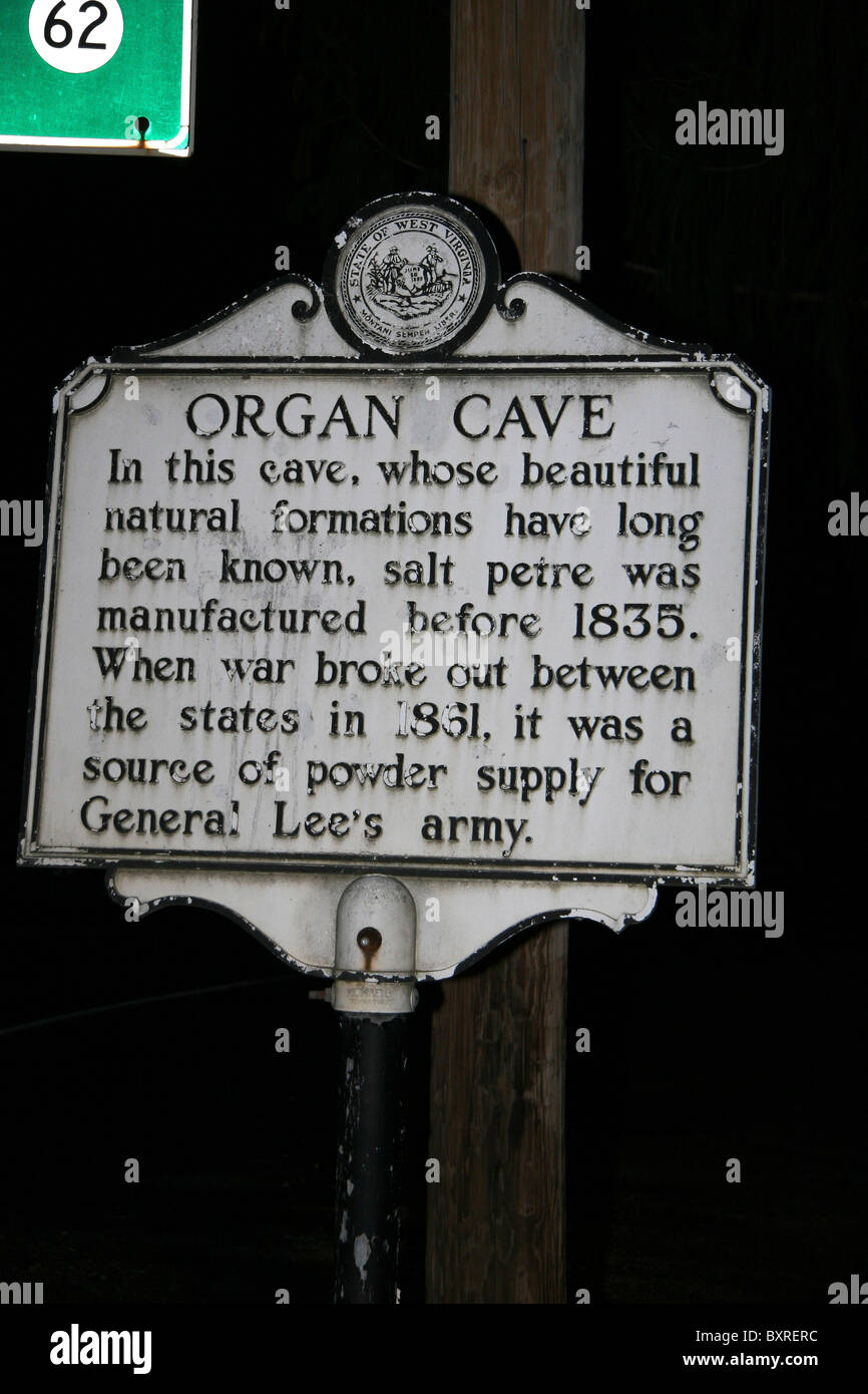 Organ cave west virginia hi-res stock photography and images - Alamy