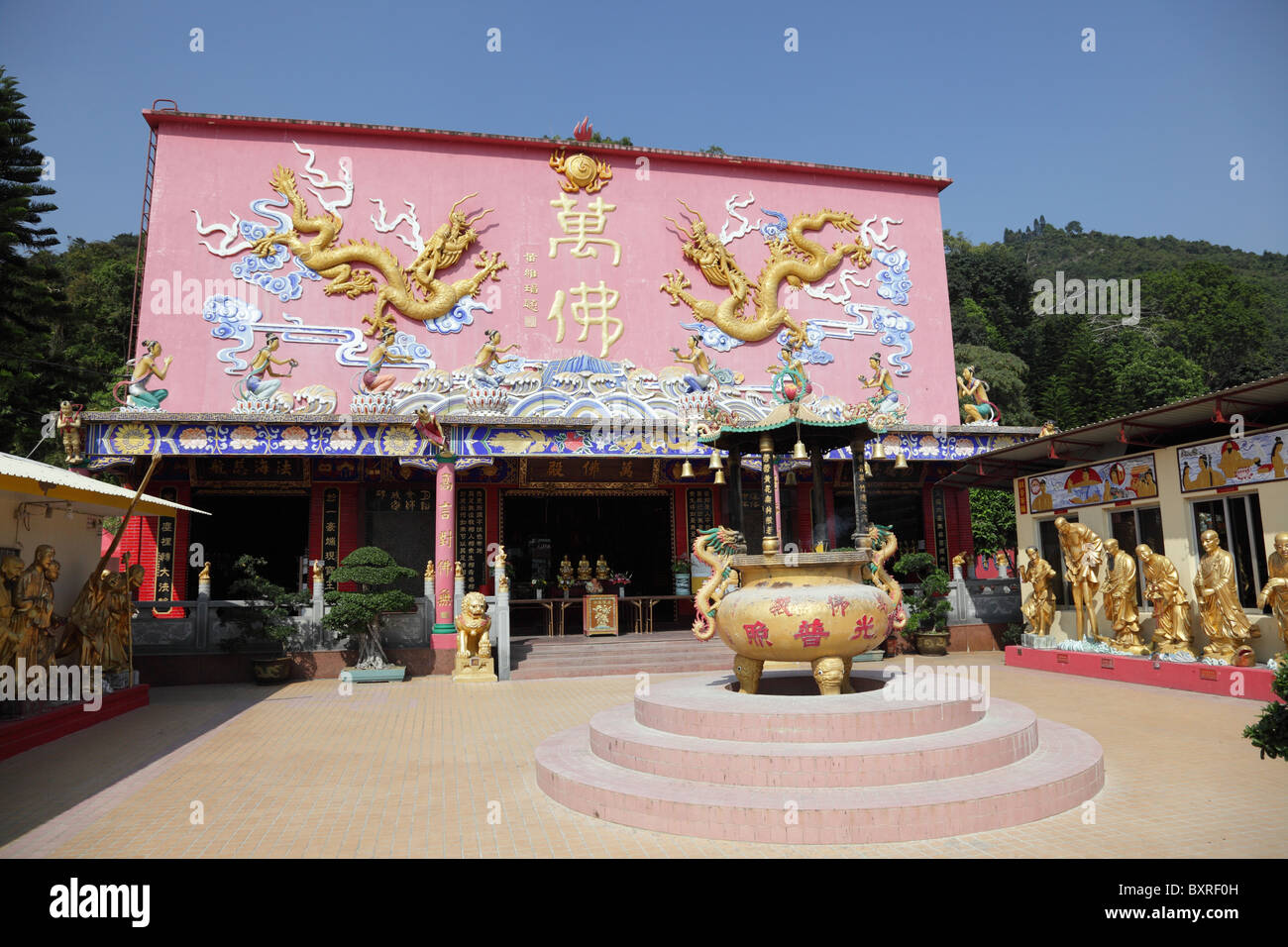 10000 Buddhas Temple Monastery High Resolution Stock Photography and ...