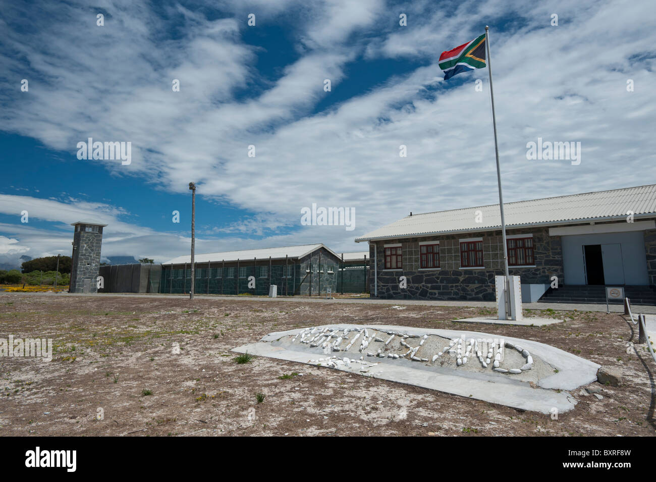 Main Entrance to the Political Prisoners Wing, Robben Island Maximum ...