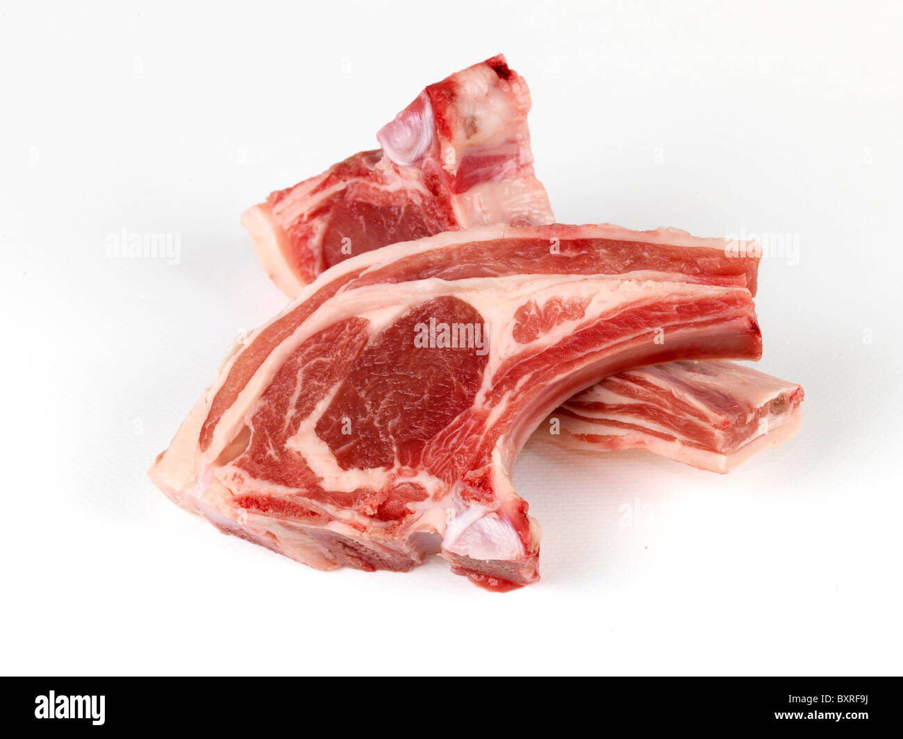 Fresh Lamb Chop Stock Photo - Alamy