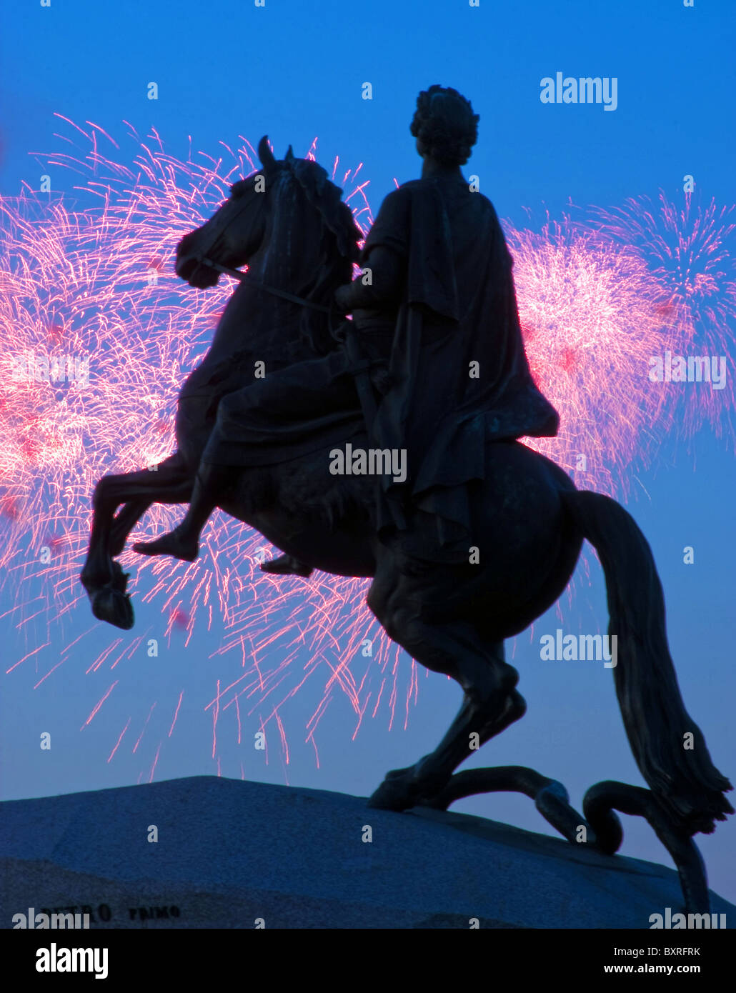 The Bronze Horseman Statue of Peter The Great in Saint-Petersburg ...