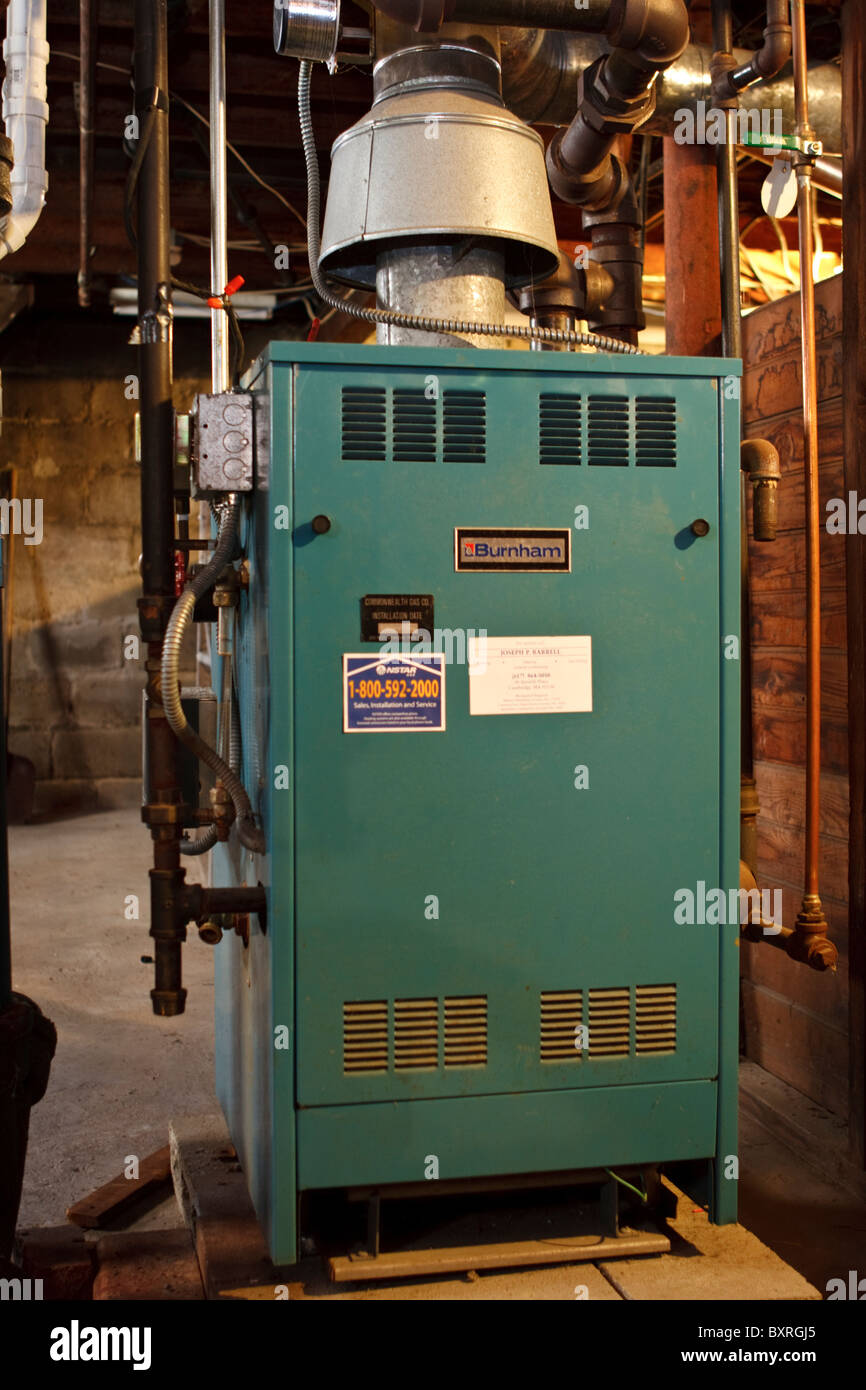 reasidential home heating system Stock Photo - Alamy