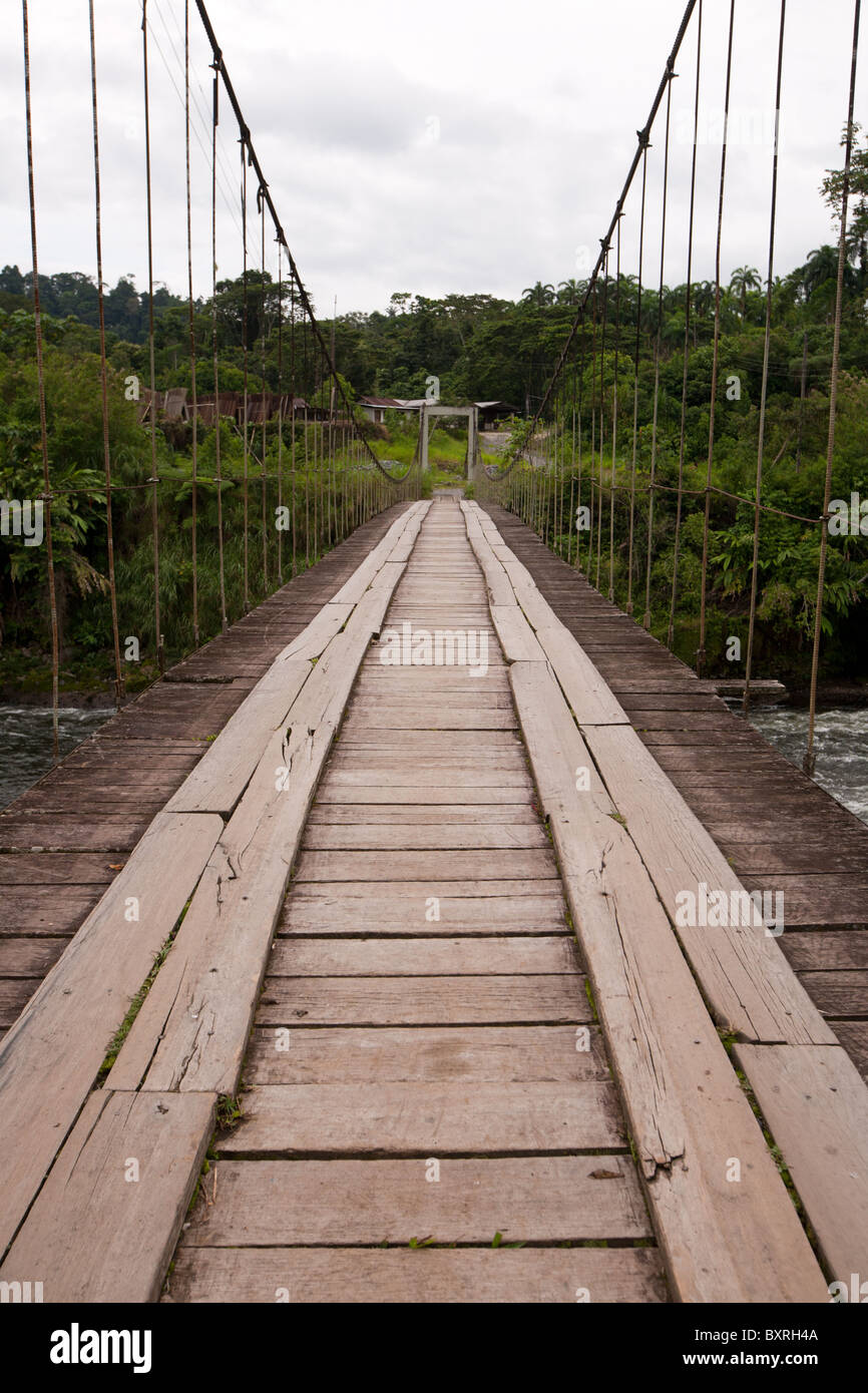 Amazon rainforest bridge wood hi-res stock photography and images - Alamy