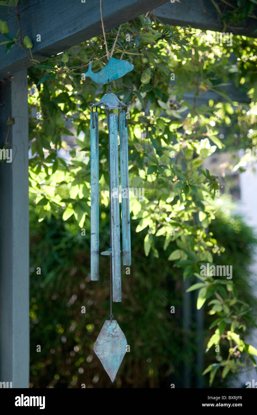 Wind Chime hanging, close-up Stock Photo - Alamy