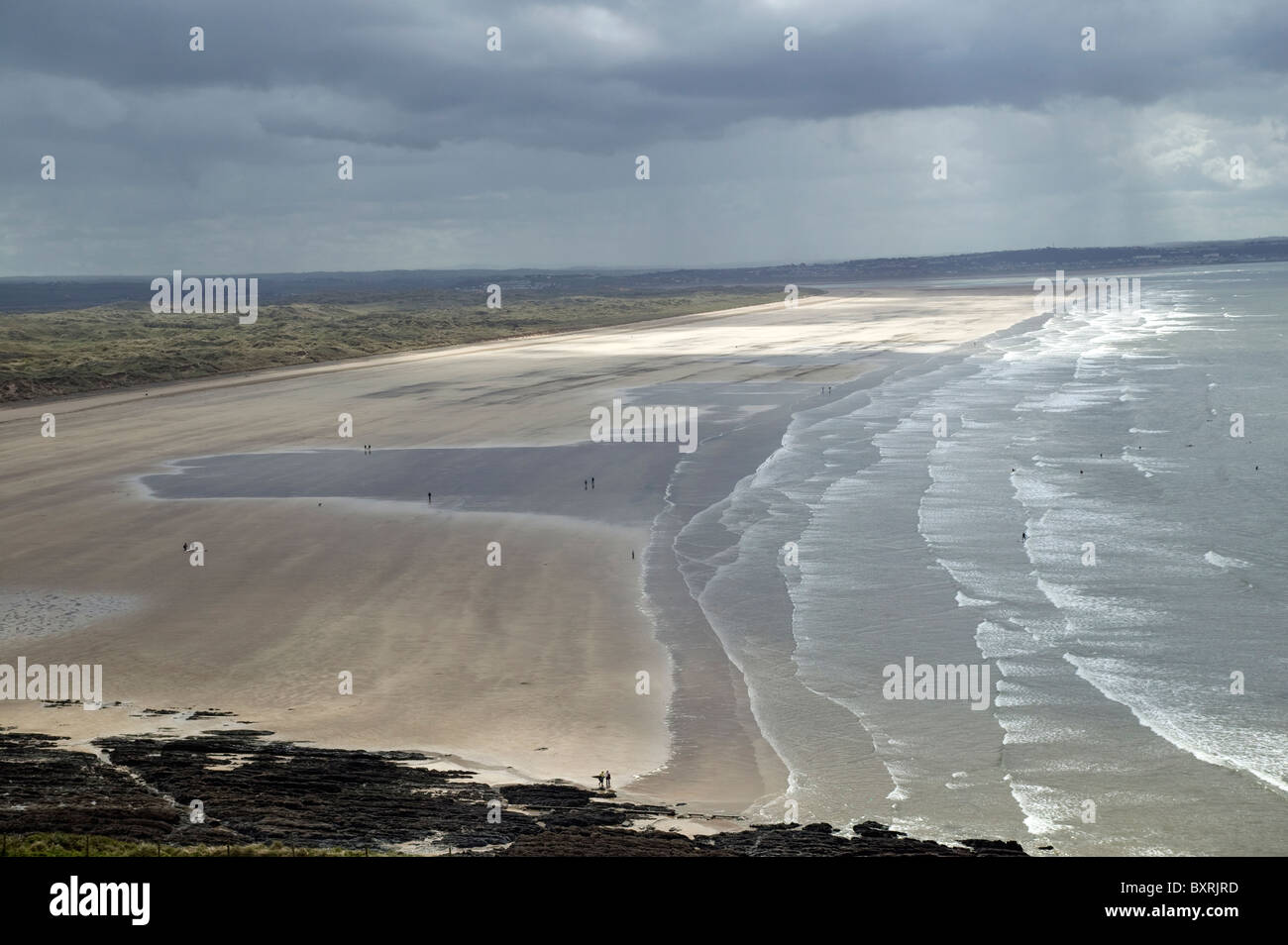 Great Britain, England, Devon, the Braunton Burrows sand dune system ...