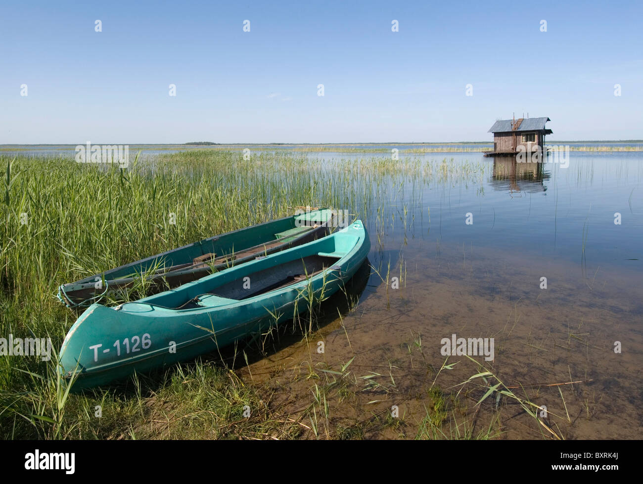 Latvia, Kolka Peninsula, Lake Engure, general view Stock Photo - Alamy
