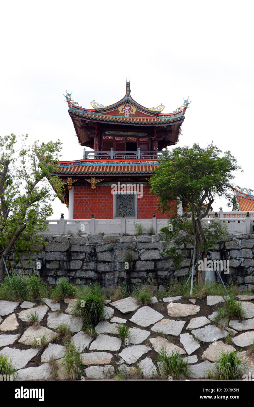 One of the temple buildings at A-Ma Cultural Village on Coloane Island ...