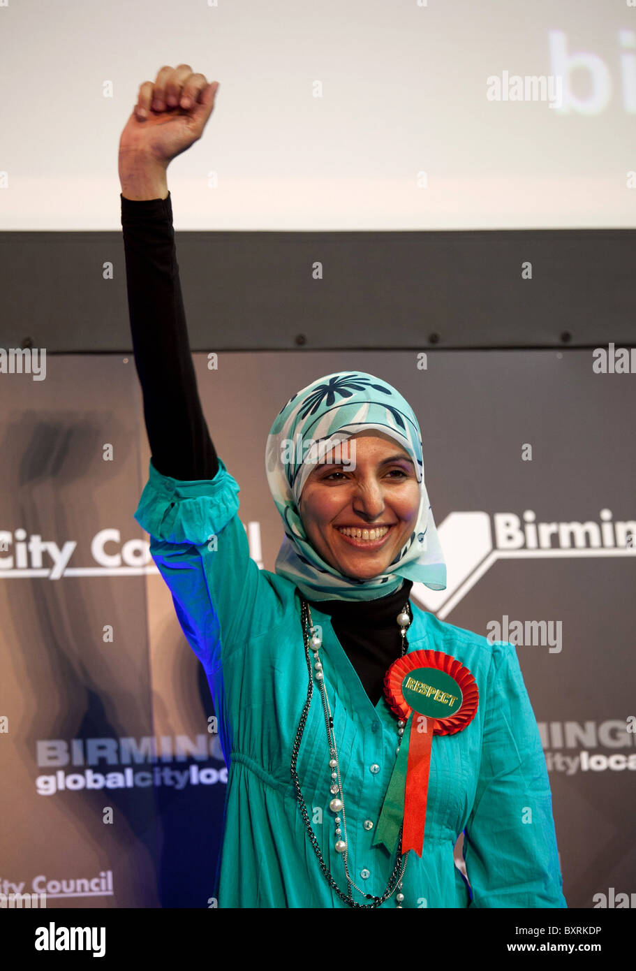 Salma Yaqoob, pictured during the elections is a councillor for ...