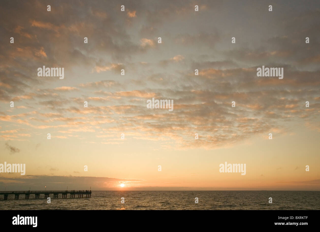 Lithuania, Palanga, Sunset over Baltic Sea Stock Photo - Alamy