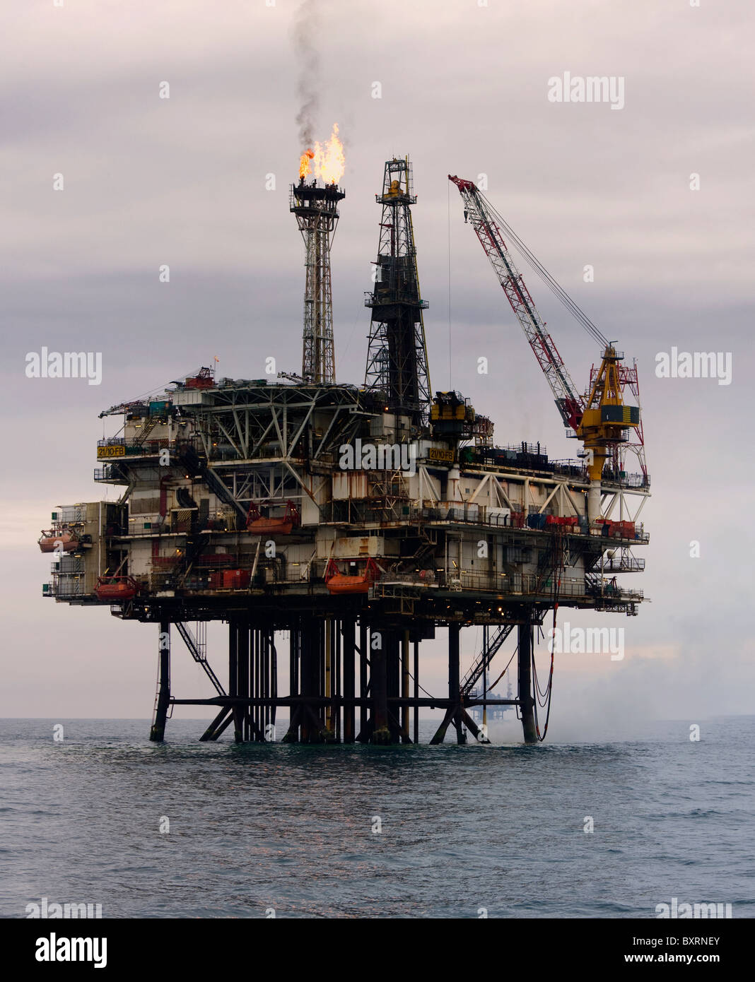 forties Bravo oil rig Stock Photo, Royalty Free Image: 33713203 - Alamy
