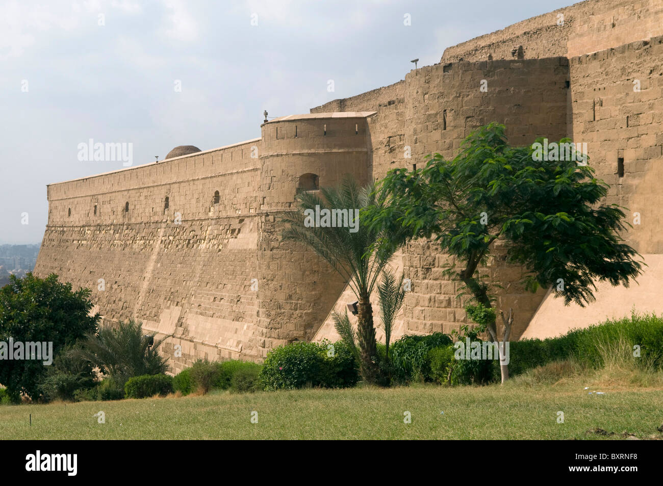 Egypt, Old Cairo, External walls of the citadel Stock Photo - Alamy