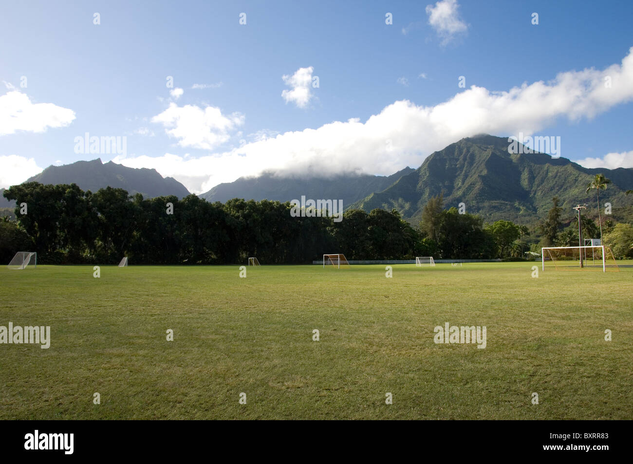 Goal posts hi-res stock photography and images - Alamy