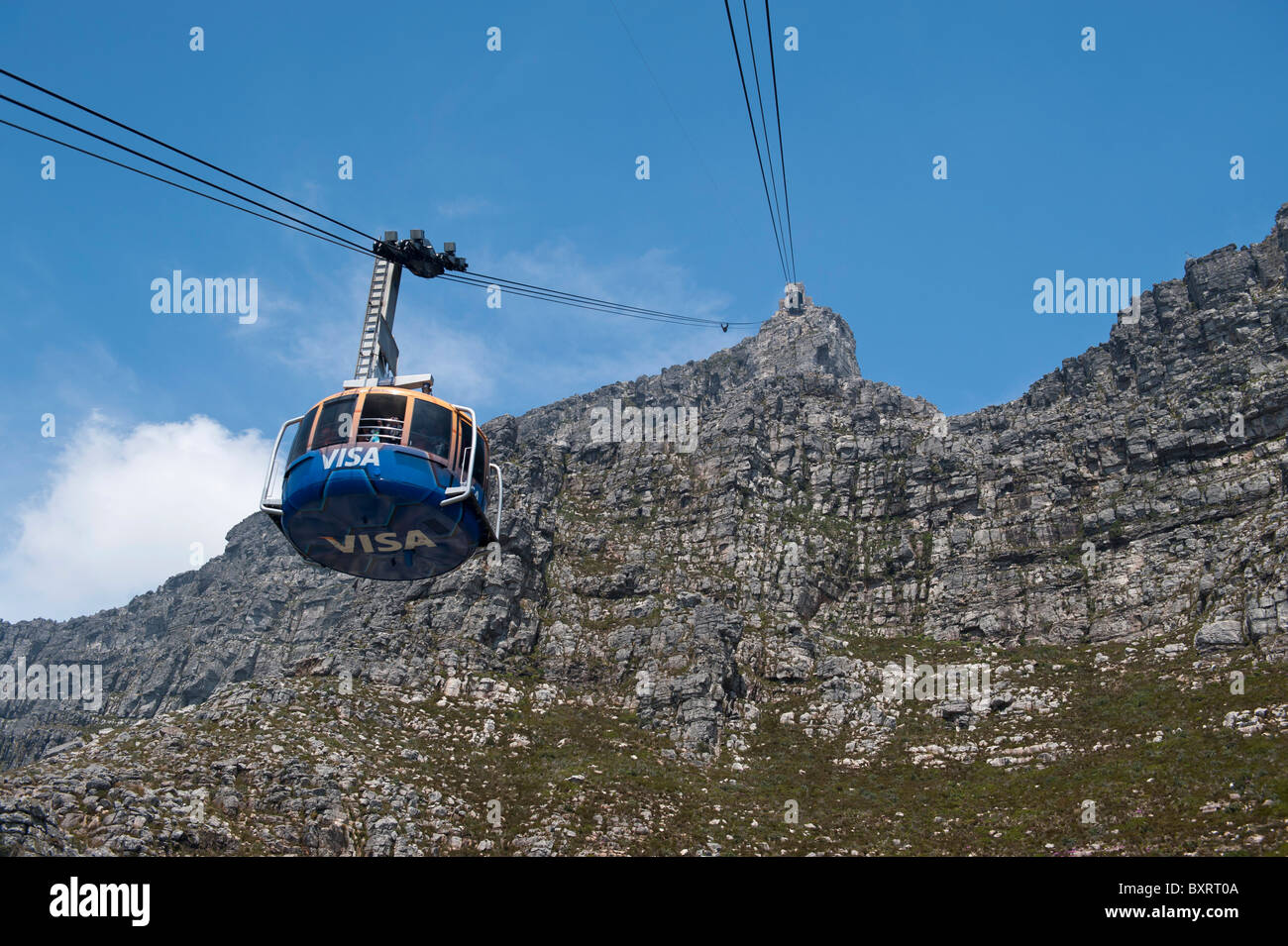 The table mountain cableway hi-res stock photography and images - Alamy
