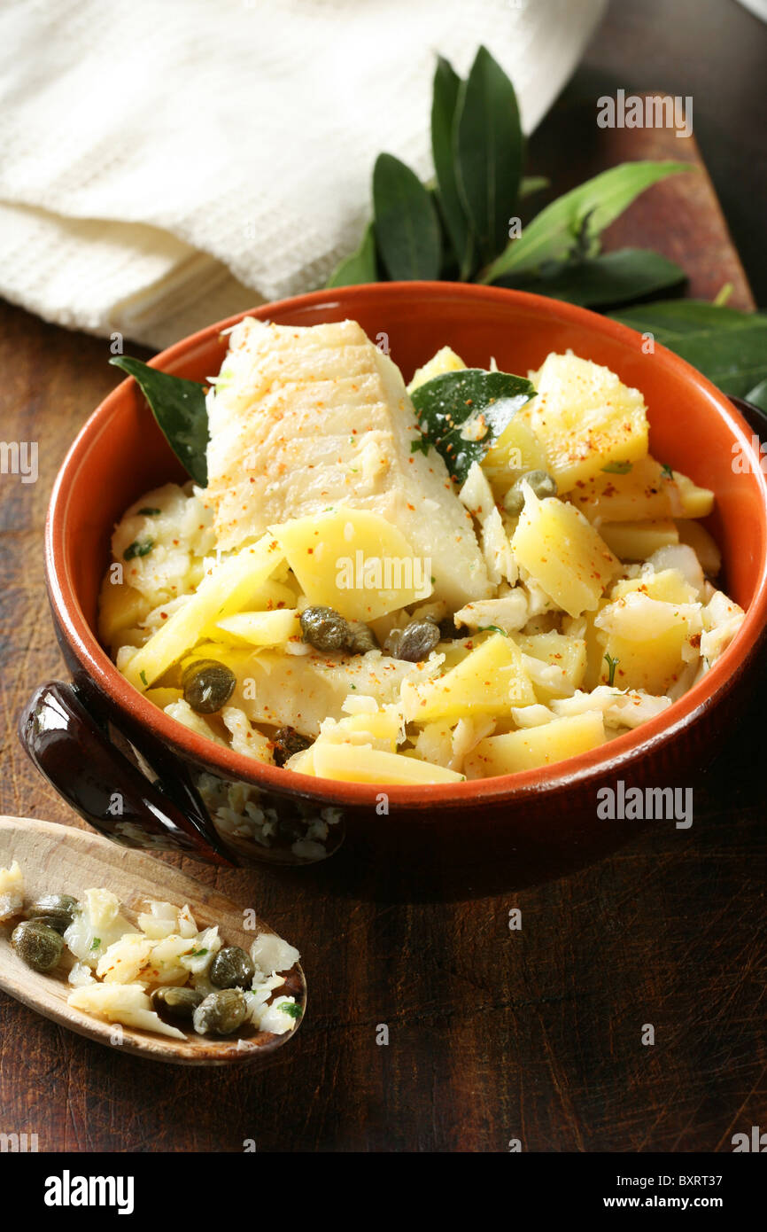 Portuguese dish of codfish, Portugal, Europe Stock Photo - Alamy