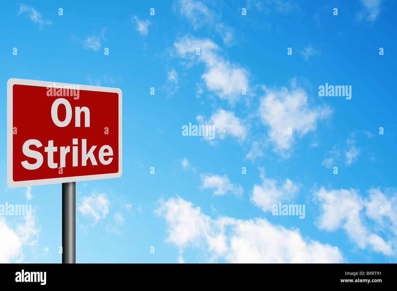 Strike sign hi-res stock photography and images - Alamy