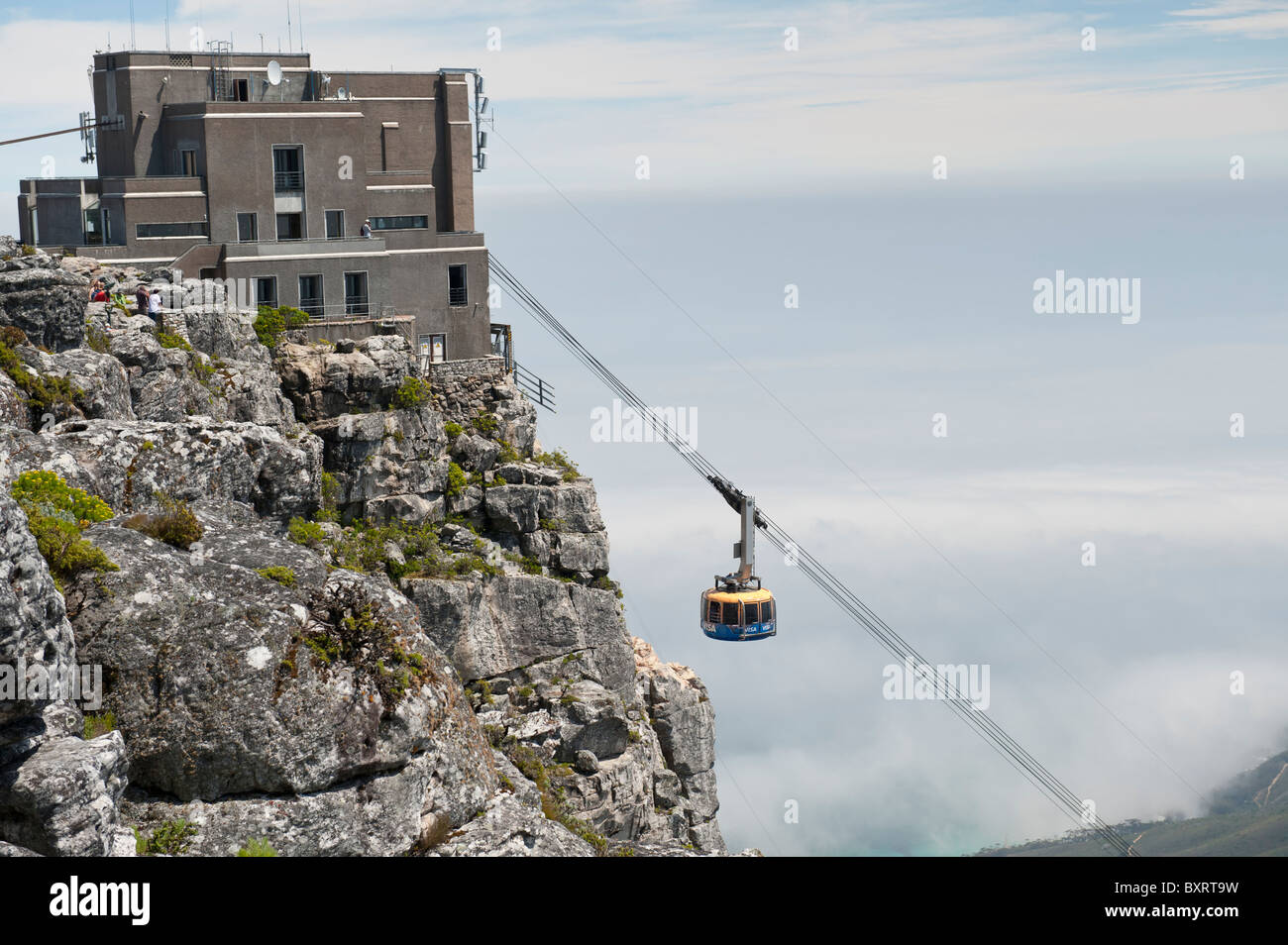 Table Mountain Upper Cableway Station, Cape Town, South Africa Stock ...