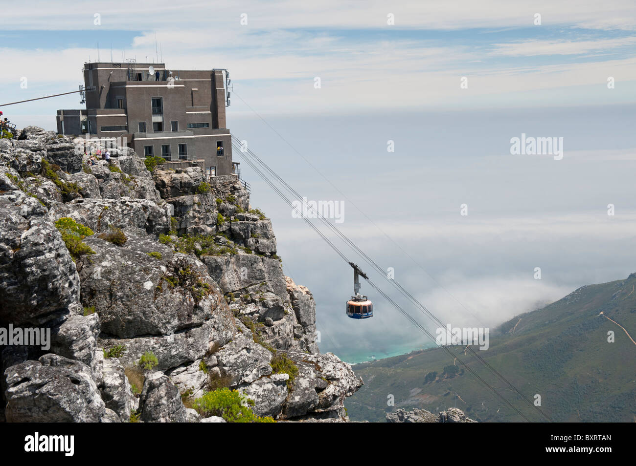 Table Mountain Upper Cableway Station, Cape Town, South Africa Stock ...