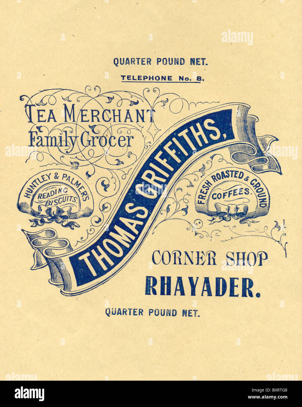 Edwardian packaging grocer wales hi-res stock photography and images ...