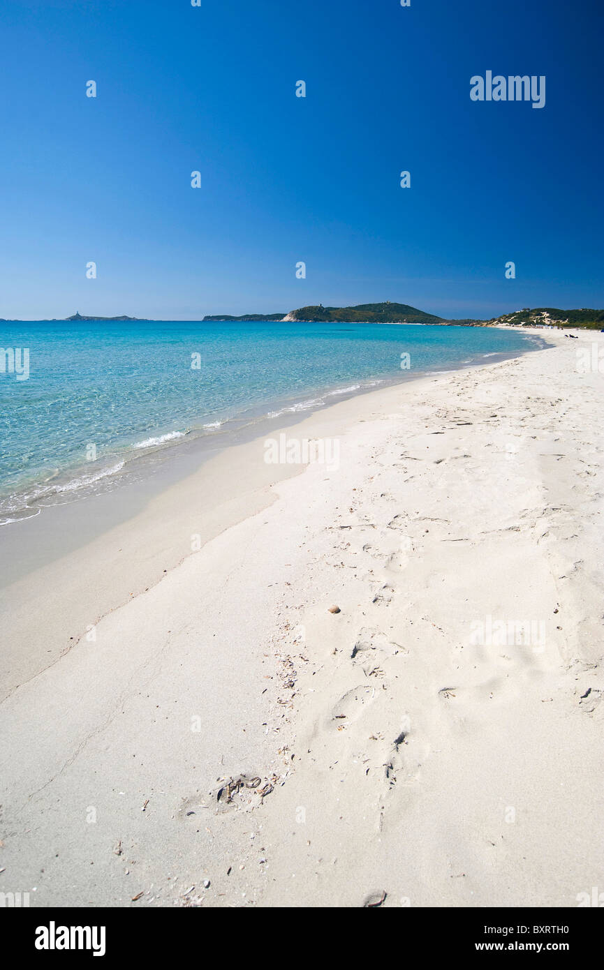Simius beach and Isola dei Cavoli, Villasimius, south Sardinia, Italy ...