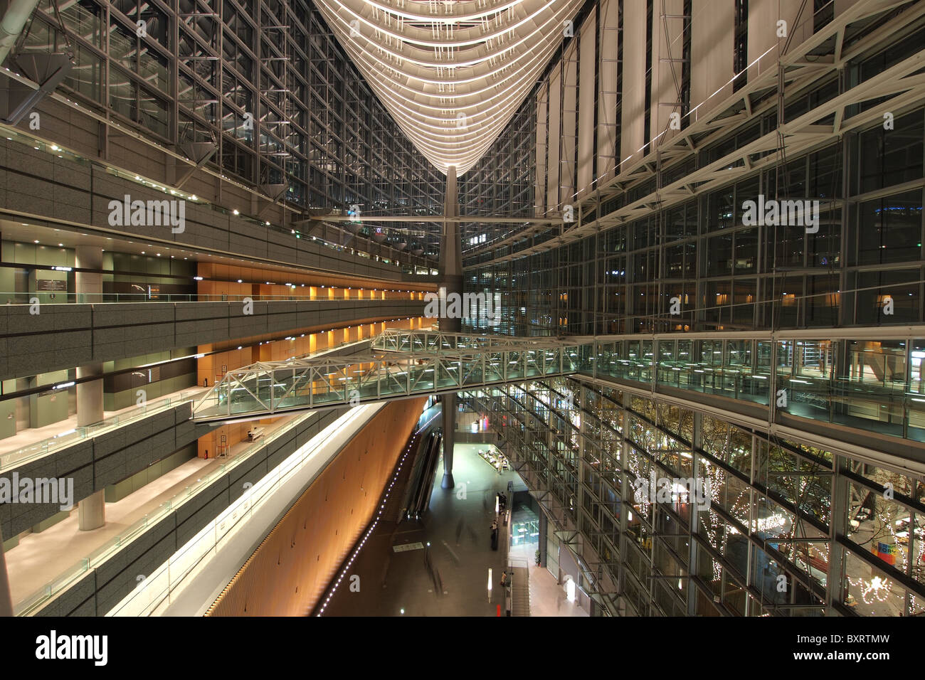 Tokyo International Forum building, Marunouchi, Tokyo, Japan Stock ...
