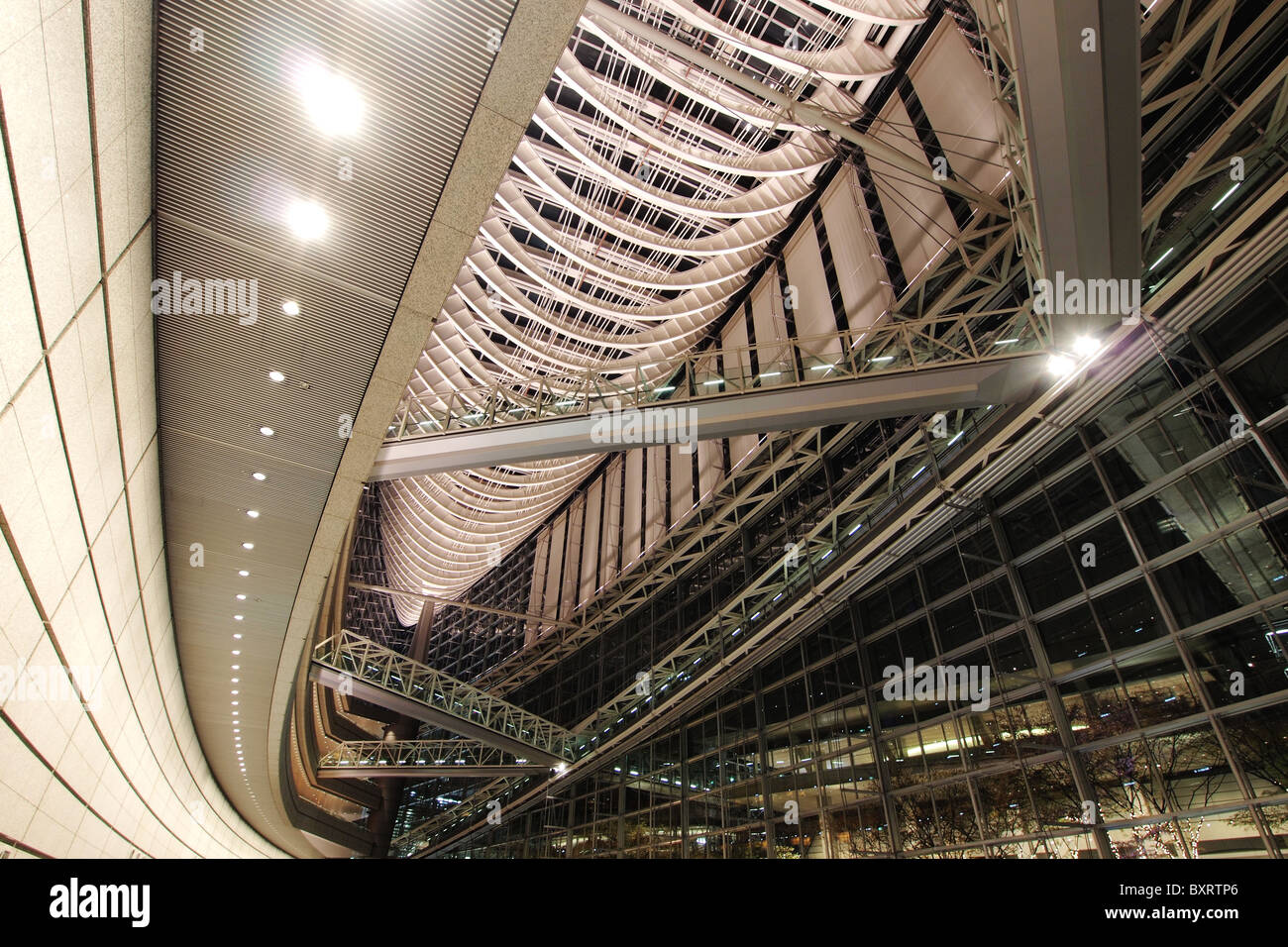 Tokyo International Forum building, Marunouchi, Tokyo, Japan Stock ...