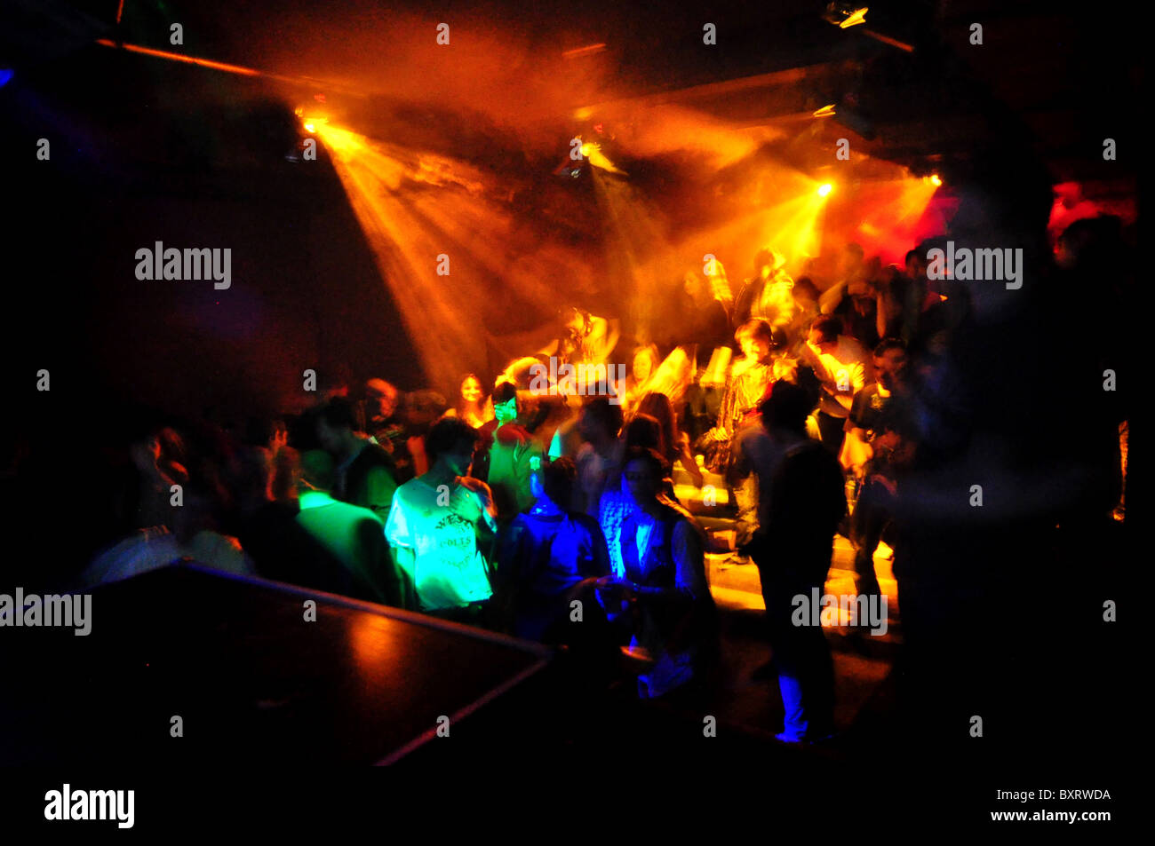 Party in a club Stock Photo - Alamy