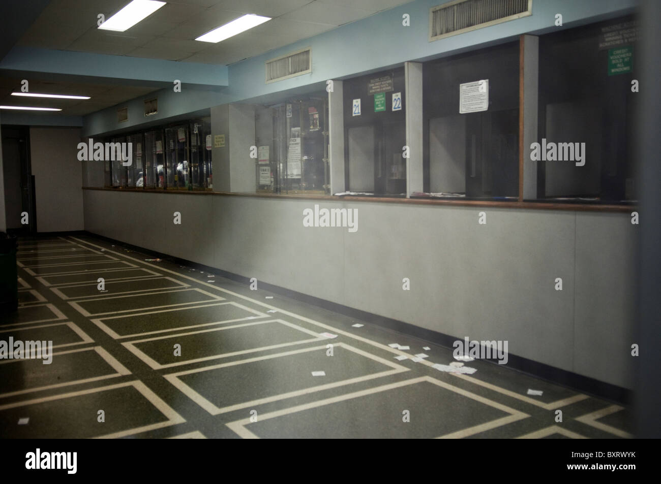A closed Off Track Betting parlor in Midtown Manhattan in New York ...