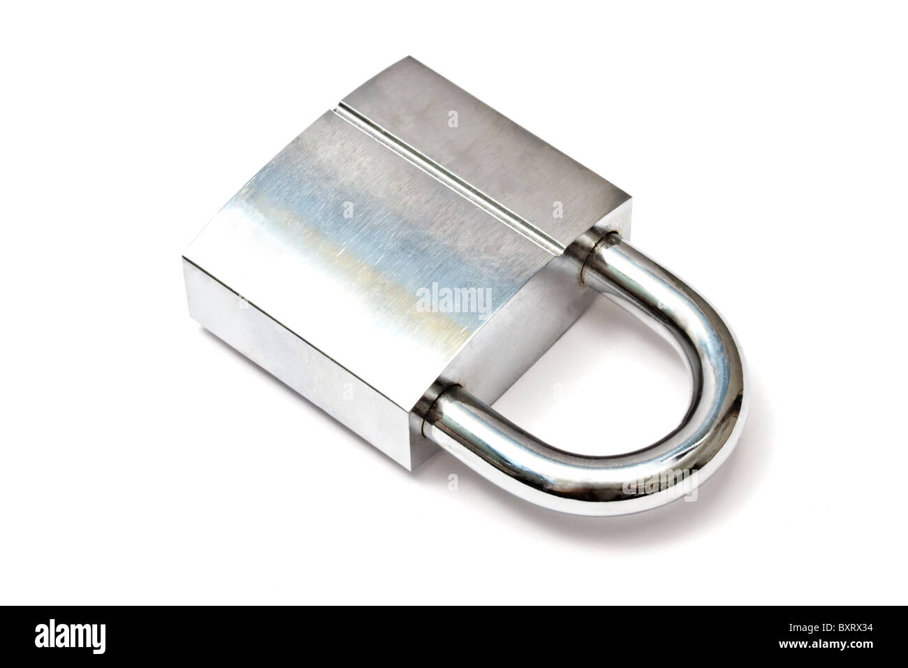 Padlock isolated on white background Stock Photo - Alamy