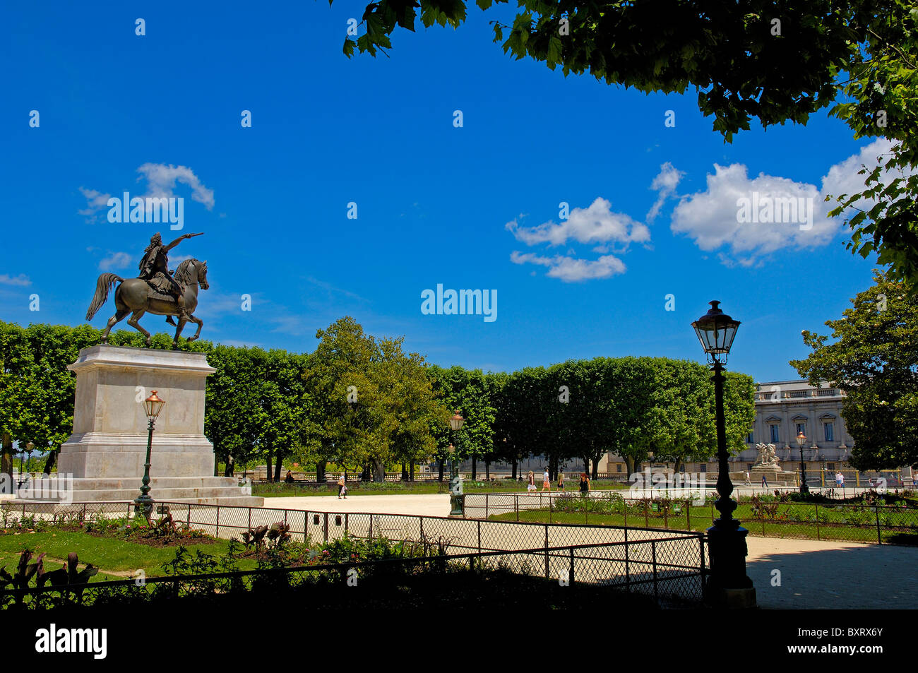 Promenade du Peyrou. Montpellier. Hérault. Languedoc Roussillon. France ...