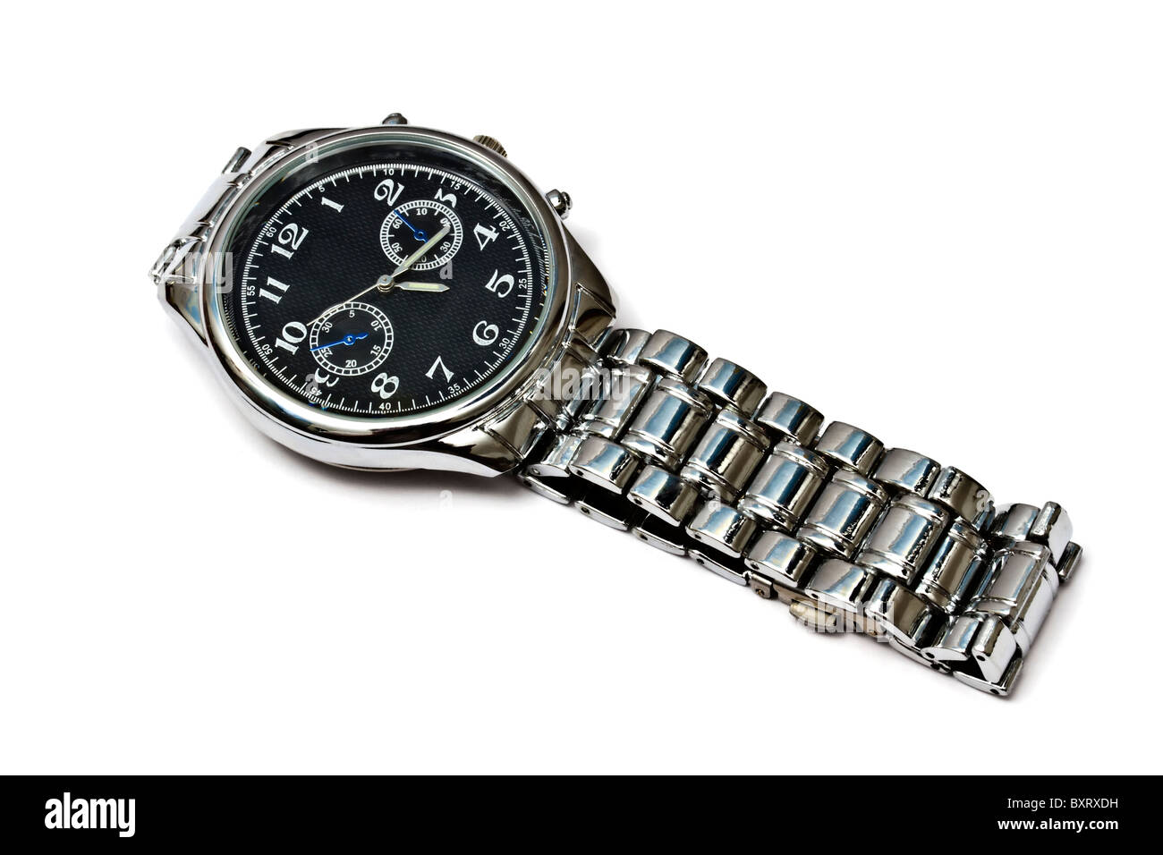 Fashion Wristwatch - Isolated on white background Stock Photo - Alamy