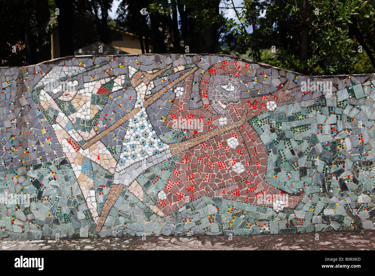 The Square of Mosaics, Parco di Pinocchio, Collodi, Tuscany, Italy ...