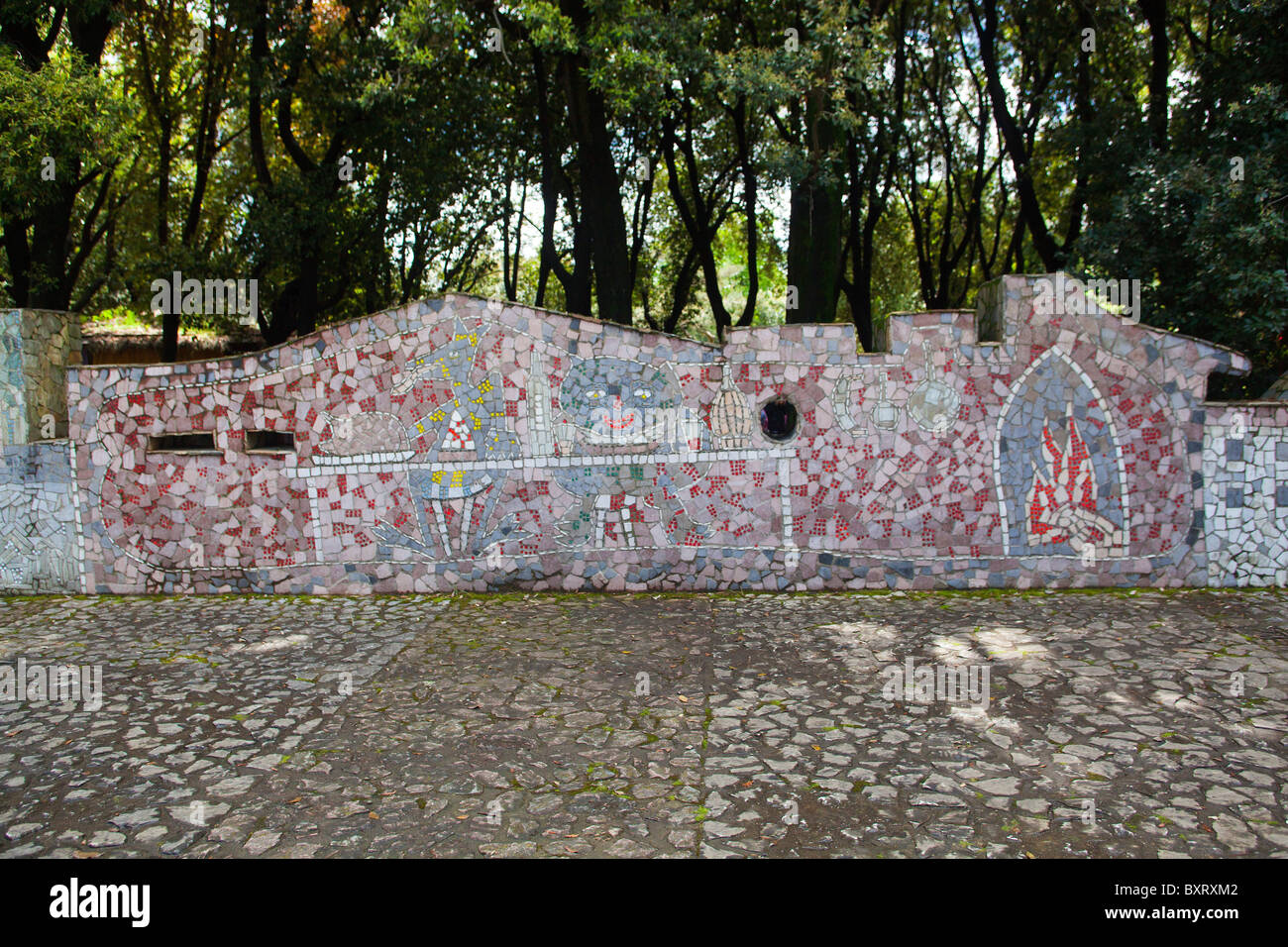The Square of Mosaics, Parco di Pinocchio, Collodi, Tuscany, Italy ...