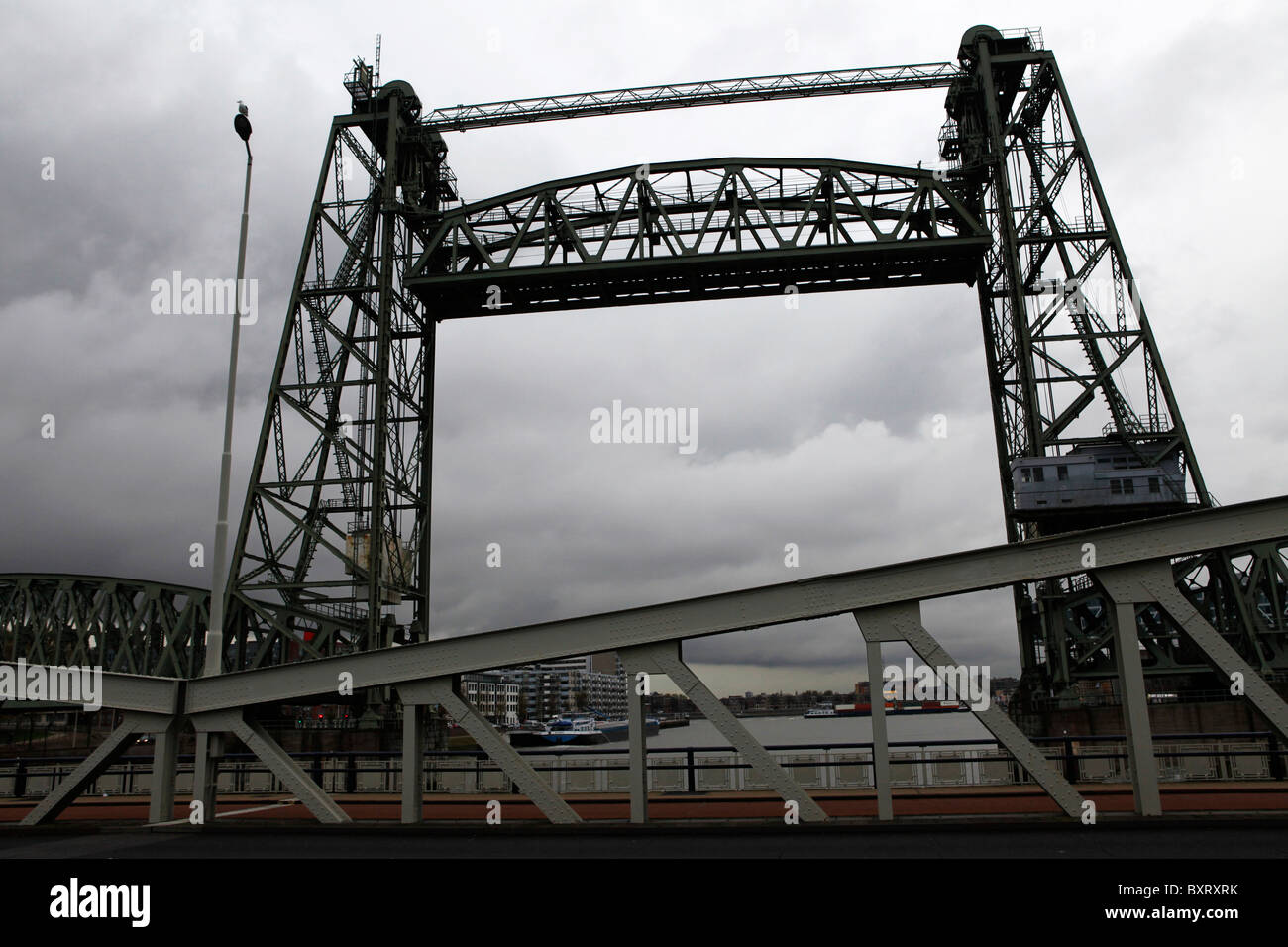 Bridges in the port of Rotterdam, the Netherlands Stock Photo - Alamy