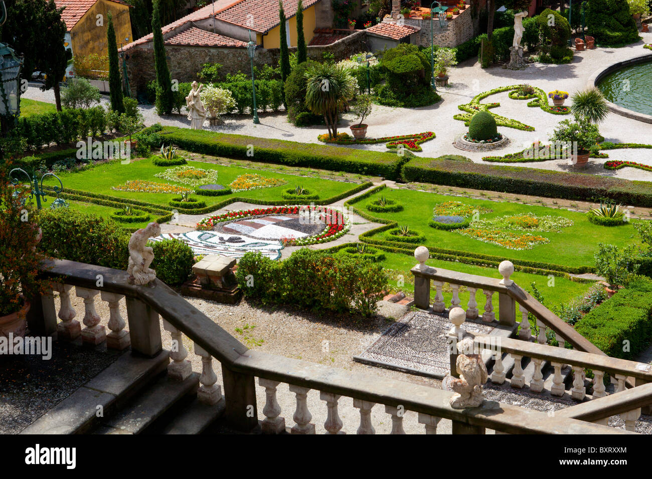 Garden, Vila Garzoni, Collodi, Tuscany, Italy Stock Photo - Alamy