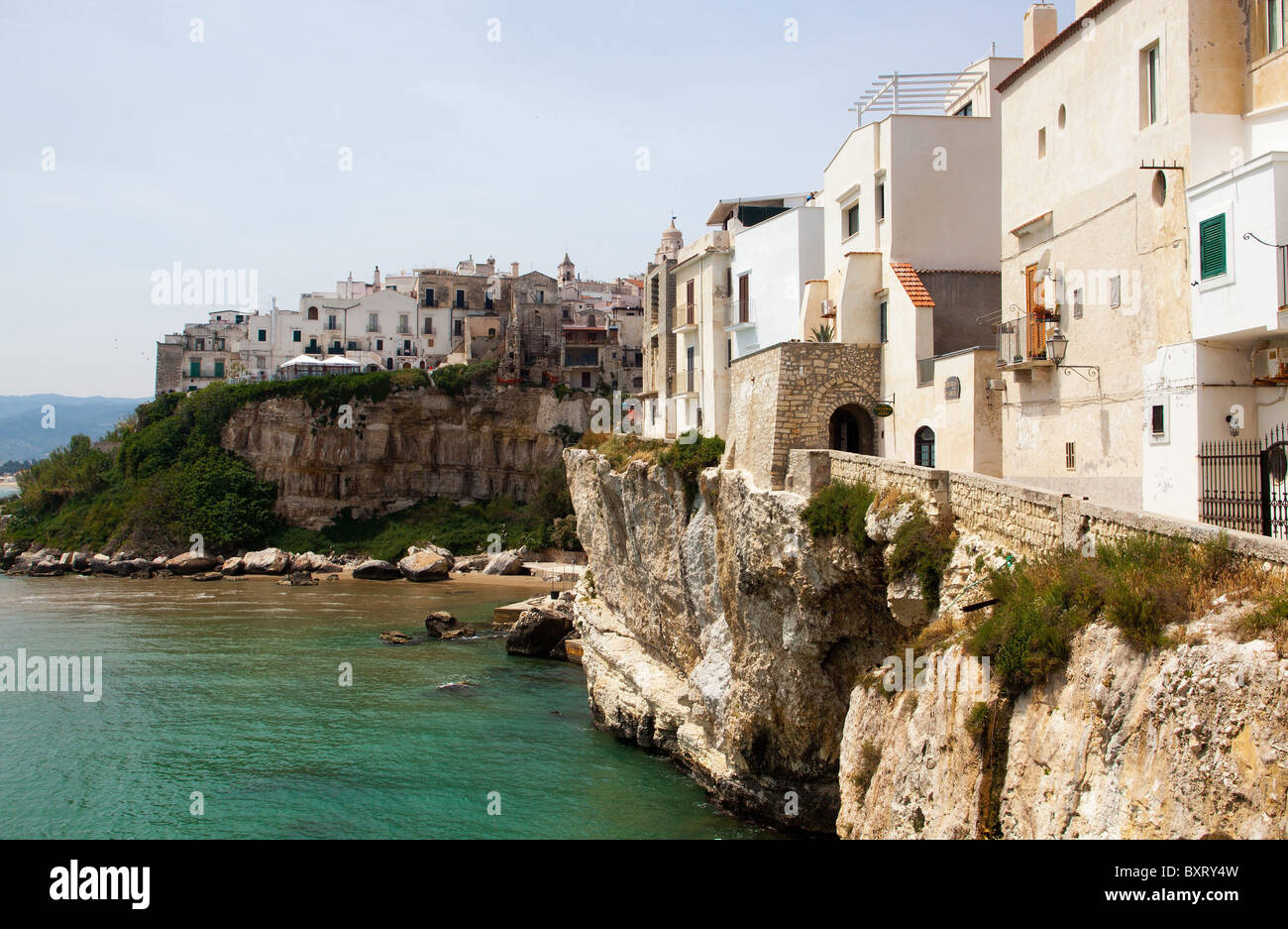 Hold town, Vieste, Gargano Promontory, Gargano National Park, Puglia ...