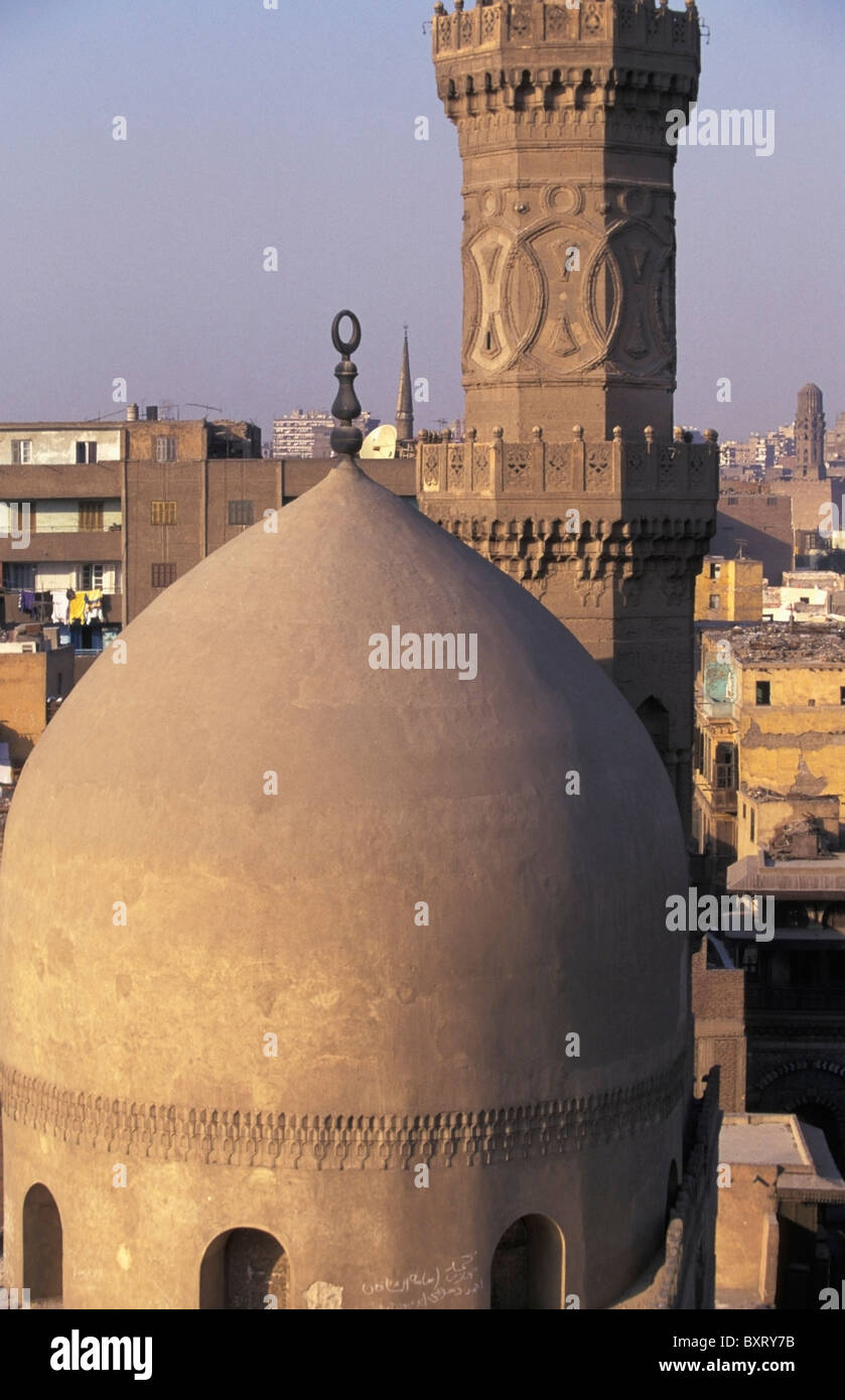 Barquq Mausoleum And Cairo Cityscape Stock Photo - Alamy