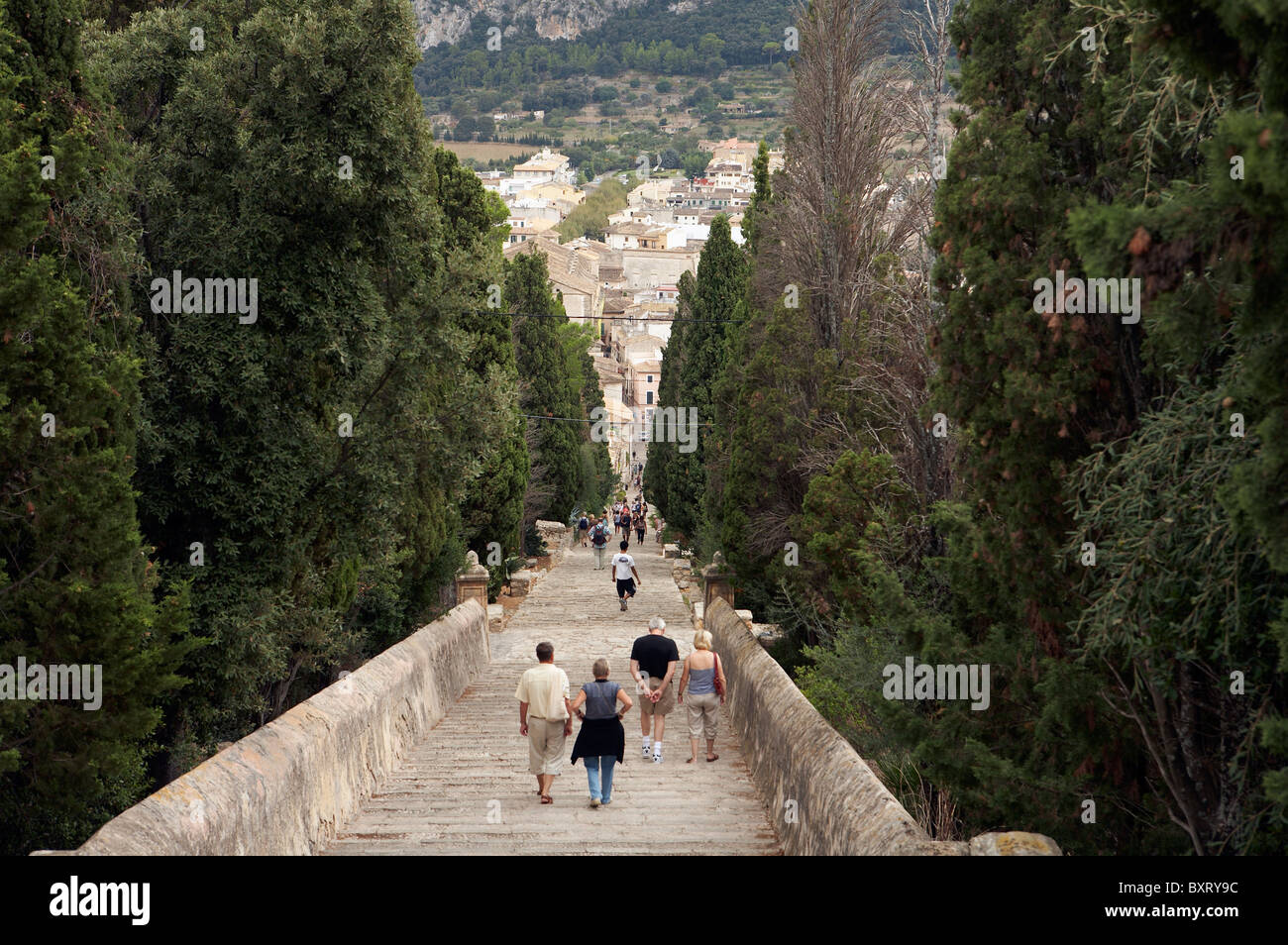 Pollensa village in majorca hi-res stock photography and images - Alamy